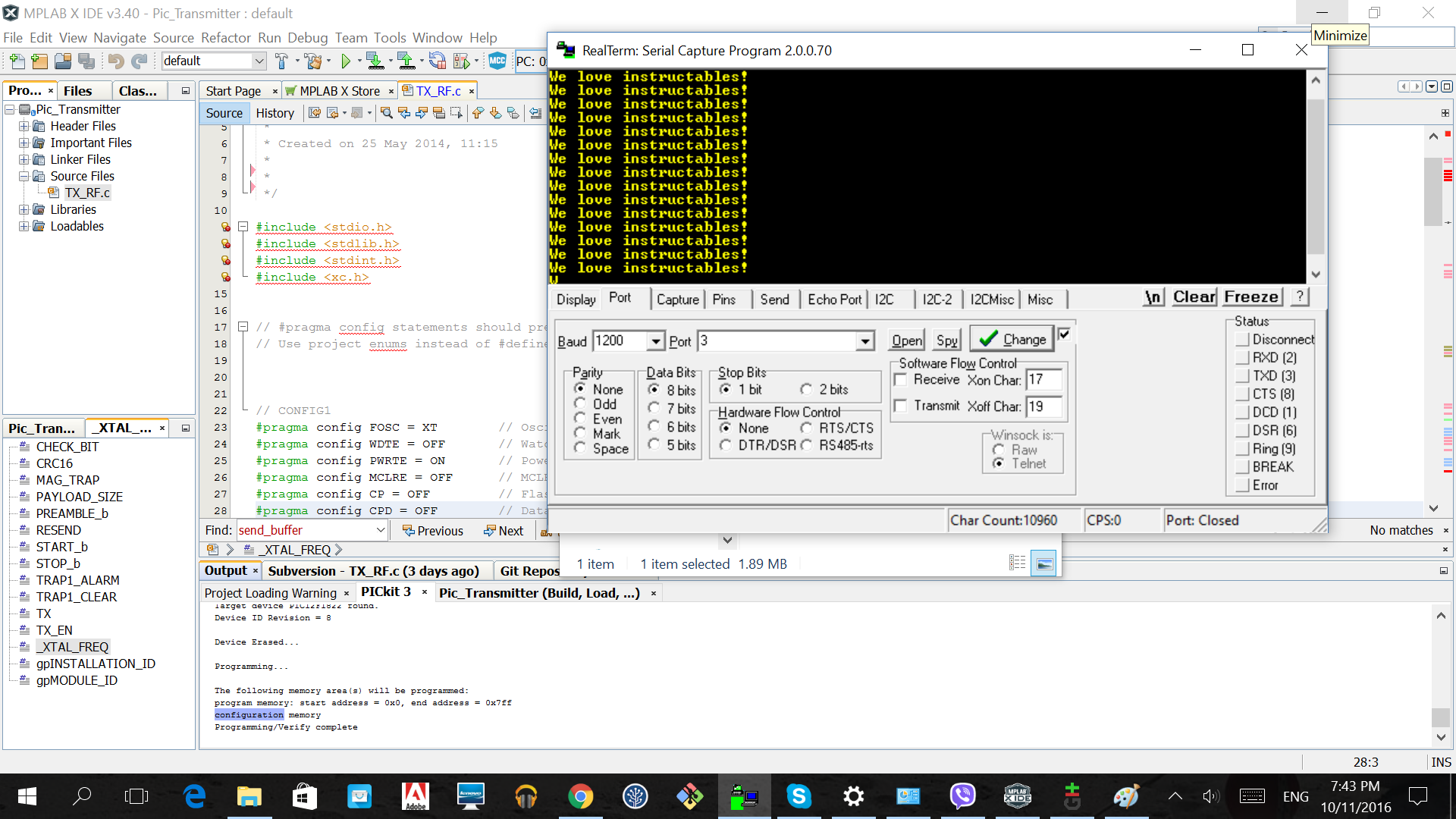 Wireless Communication Using Cheap 433MHz RF Modules and Pic ...
