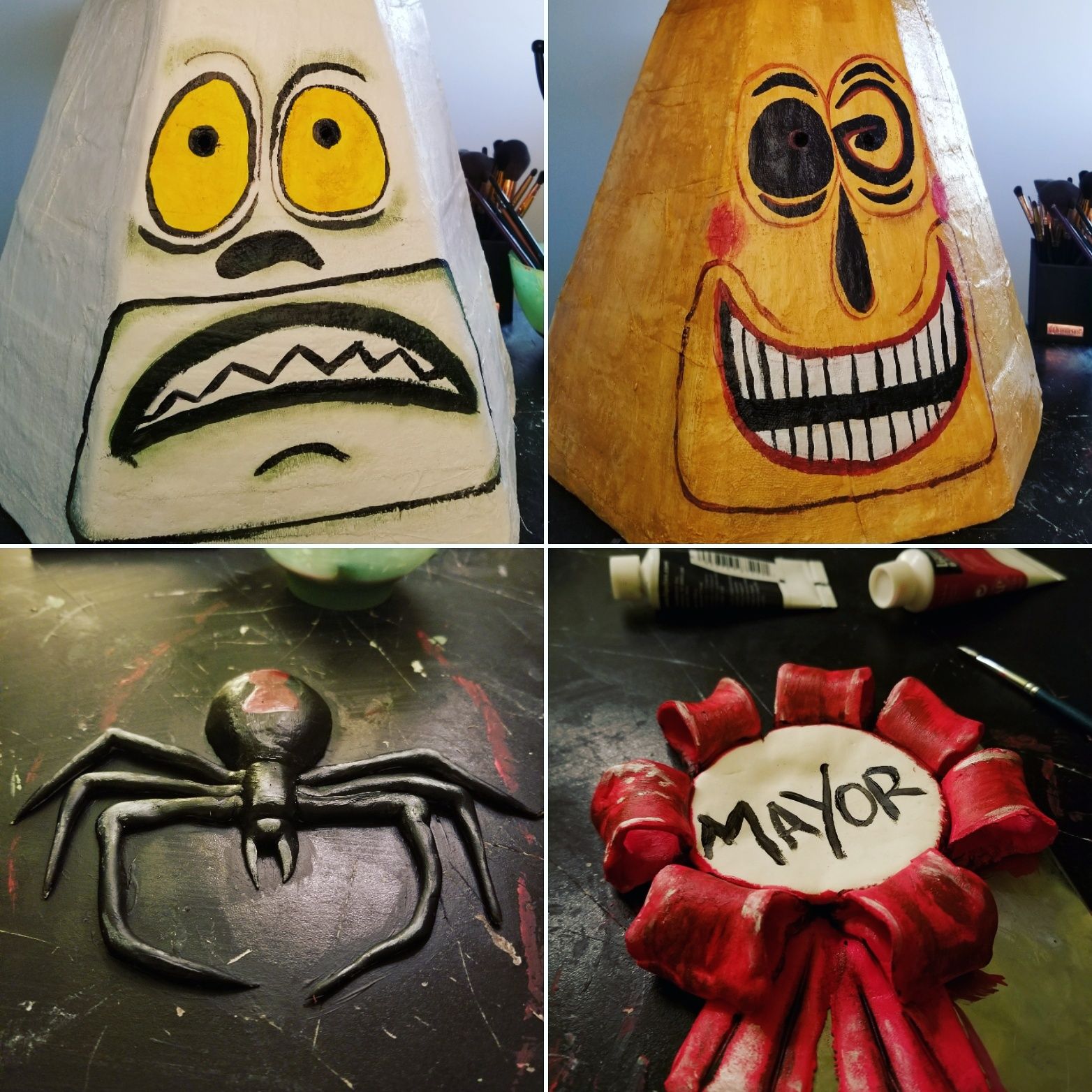 The Mayor From Halloween Town Mask Tutorial : 5 Steps (with Pictures ...