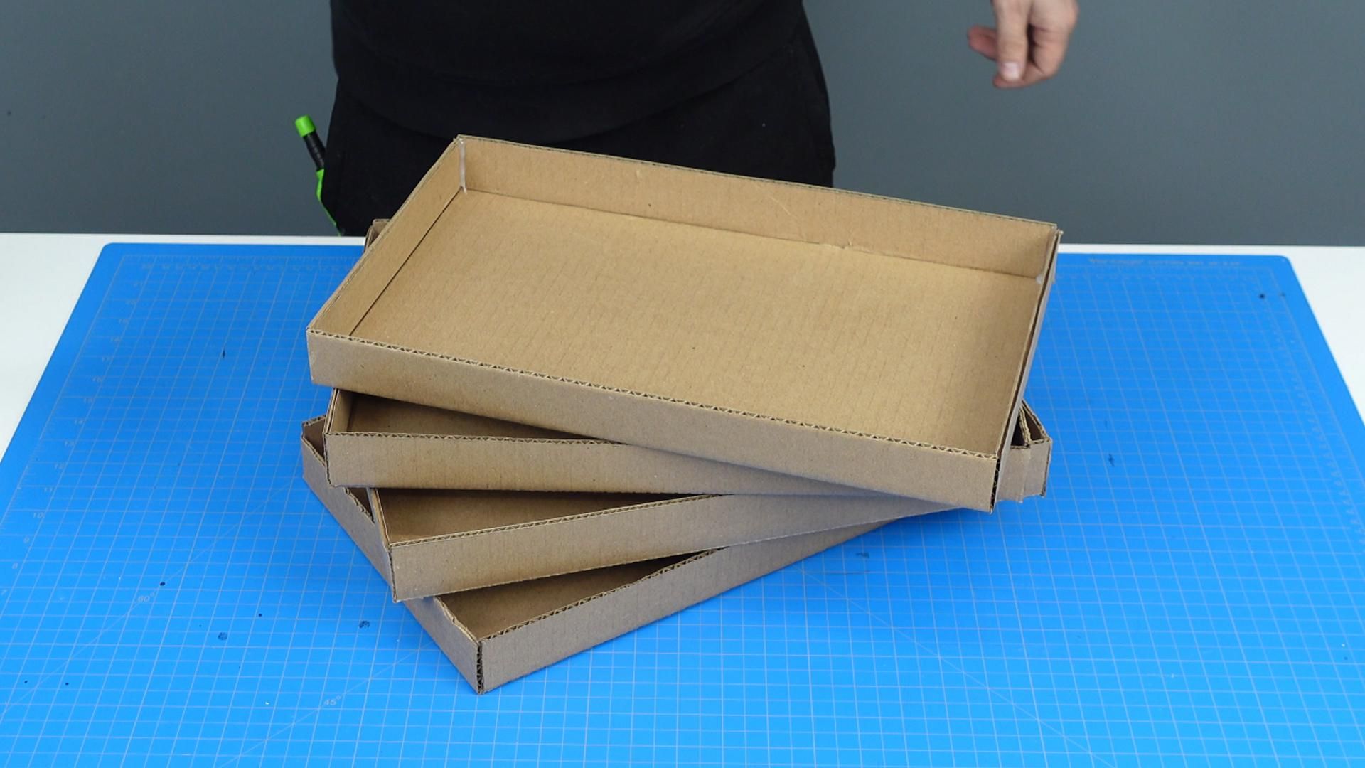 Cardboard Storage Shelf From Single Box : 10 Steps (with Pictures ...