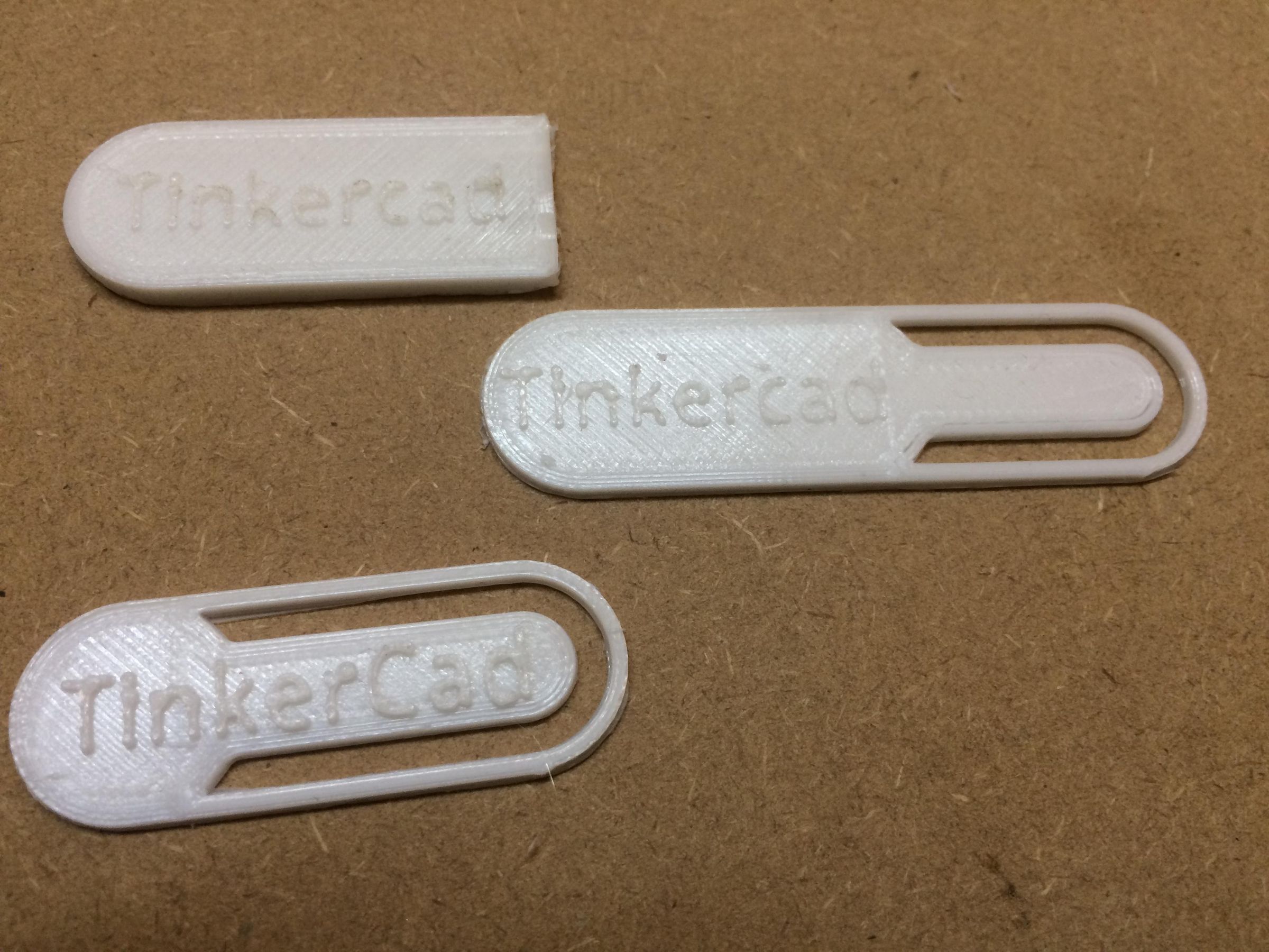 How to Make Personalized Paperclips / Bookmarks Using Tinkercad ...