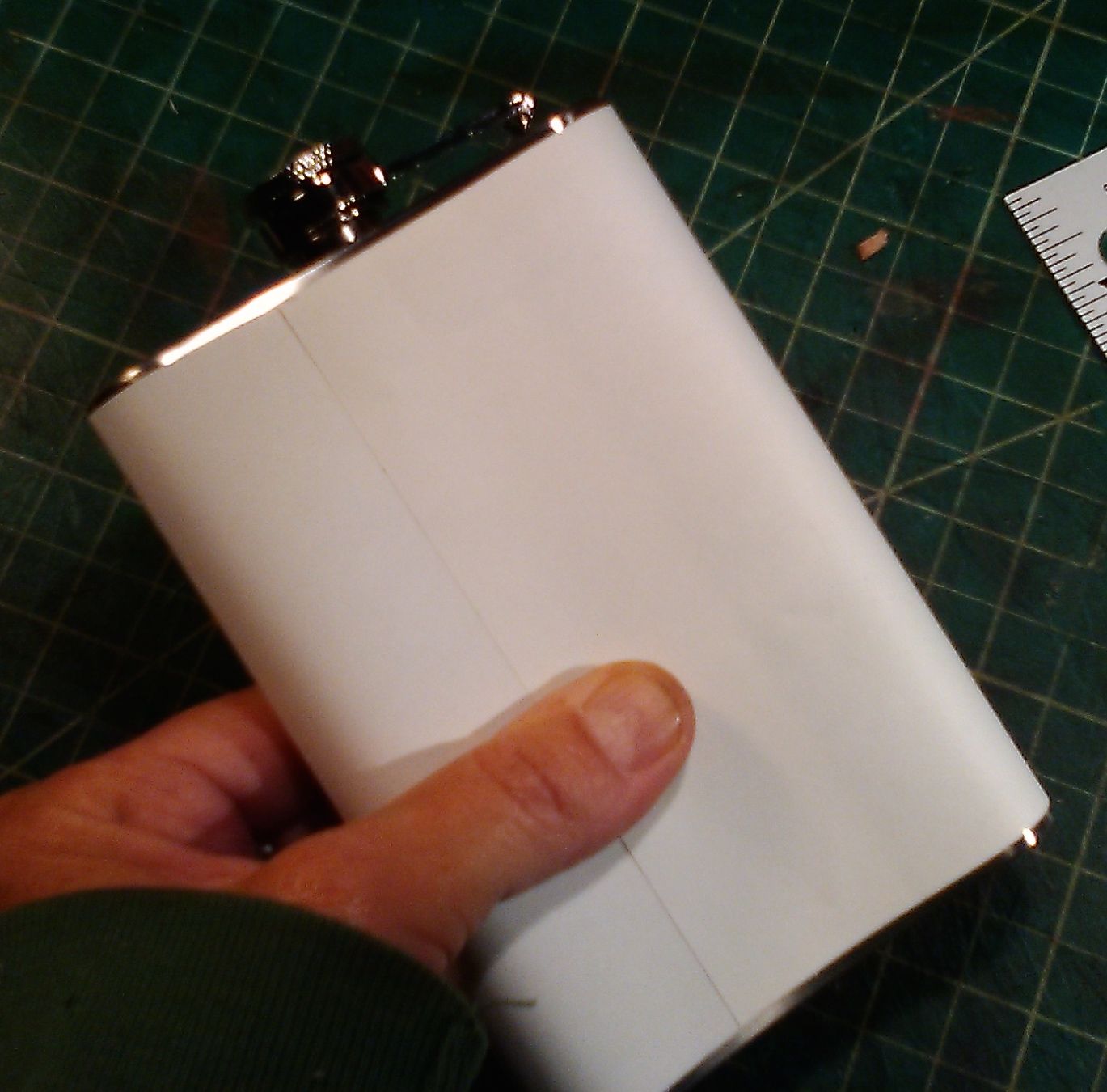 Make a No-Stitch Leather Flask Cover : 11 Steps (with Pictures ...