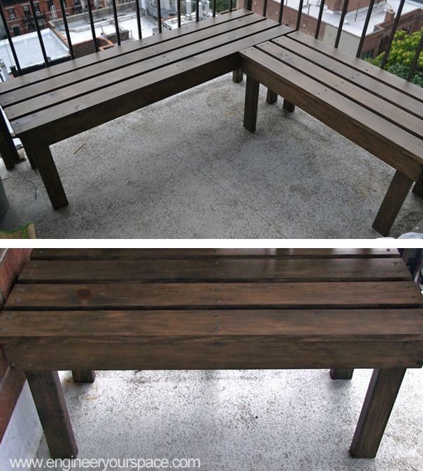 DIY Outdoor Wood Bench : 6 Steps (with Pictures) - Instructables