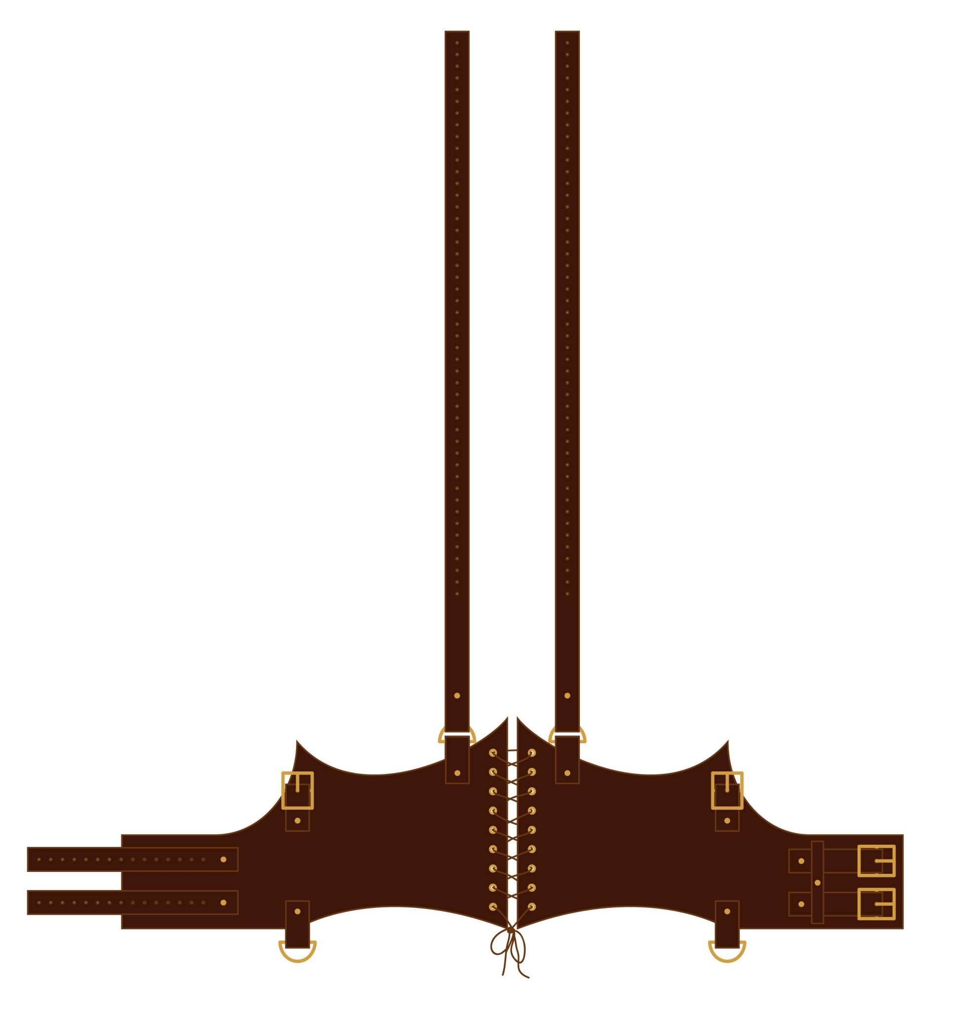 Leather Underbust Harness : 8 Steps (with Pictures) - Instructables