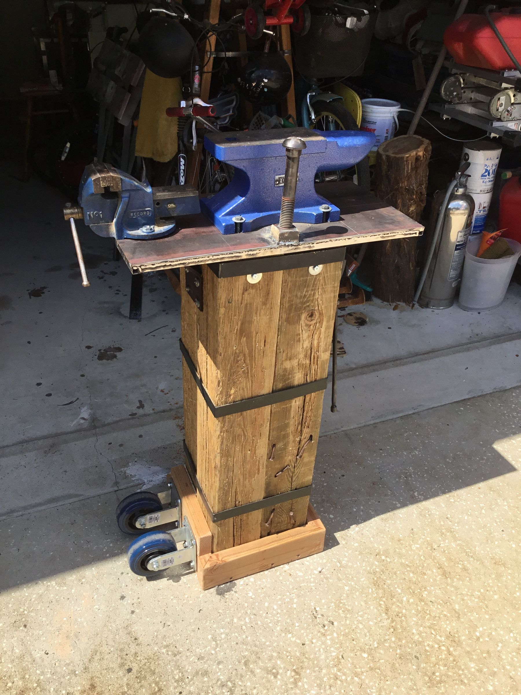 Propane Jet Forge and Anvil Stand : 6 Steps - Instructables