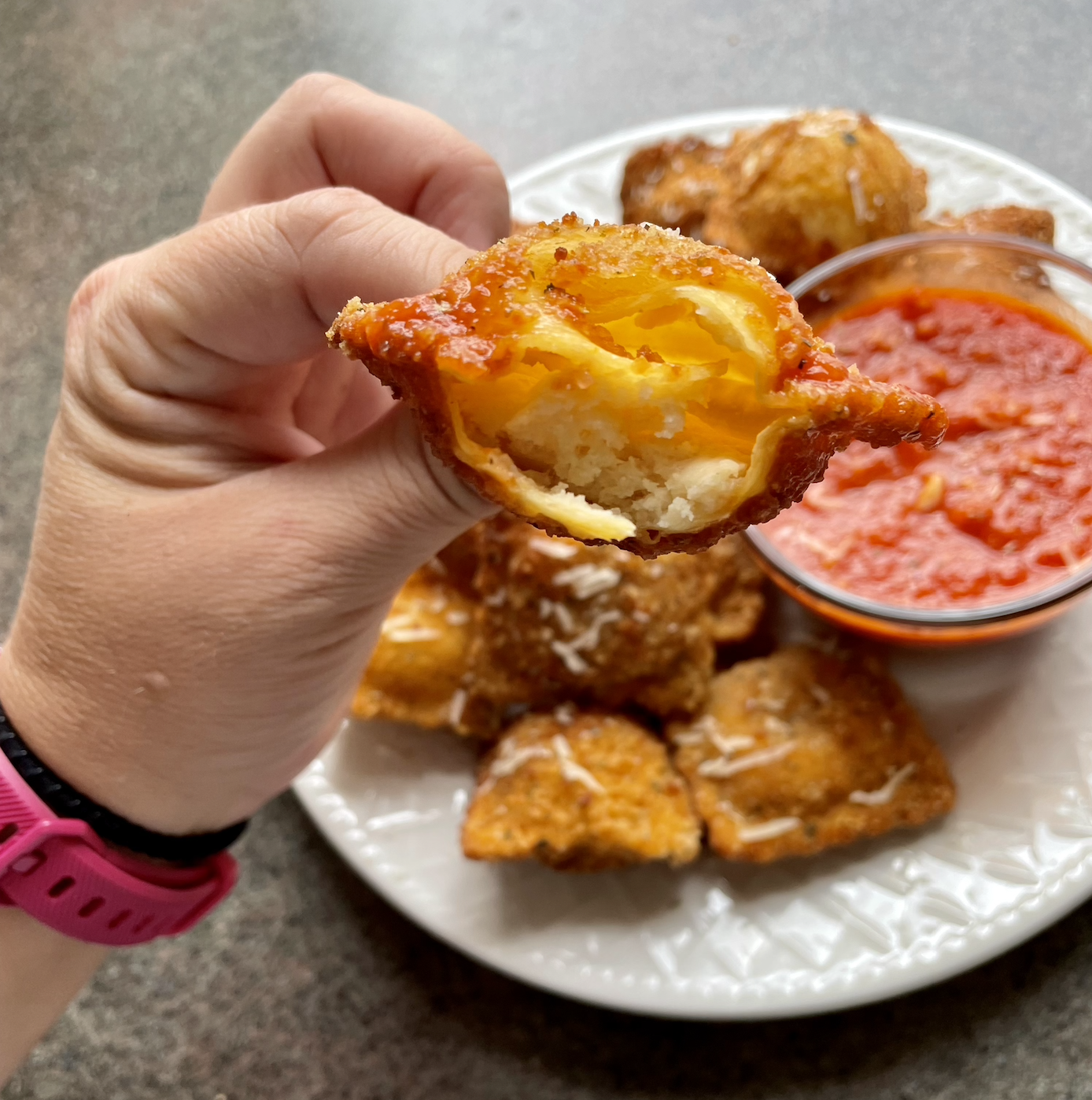 Toasted Ravioli With Homemade Marinara : 6 Steps (with Pictures ...