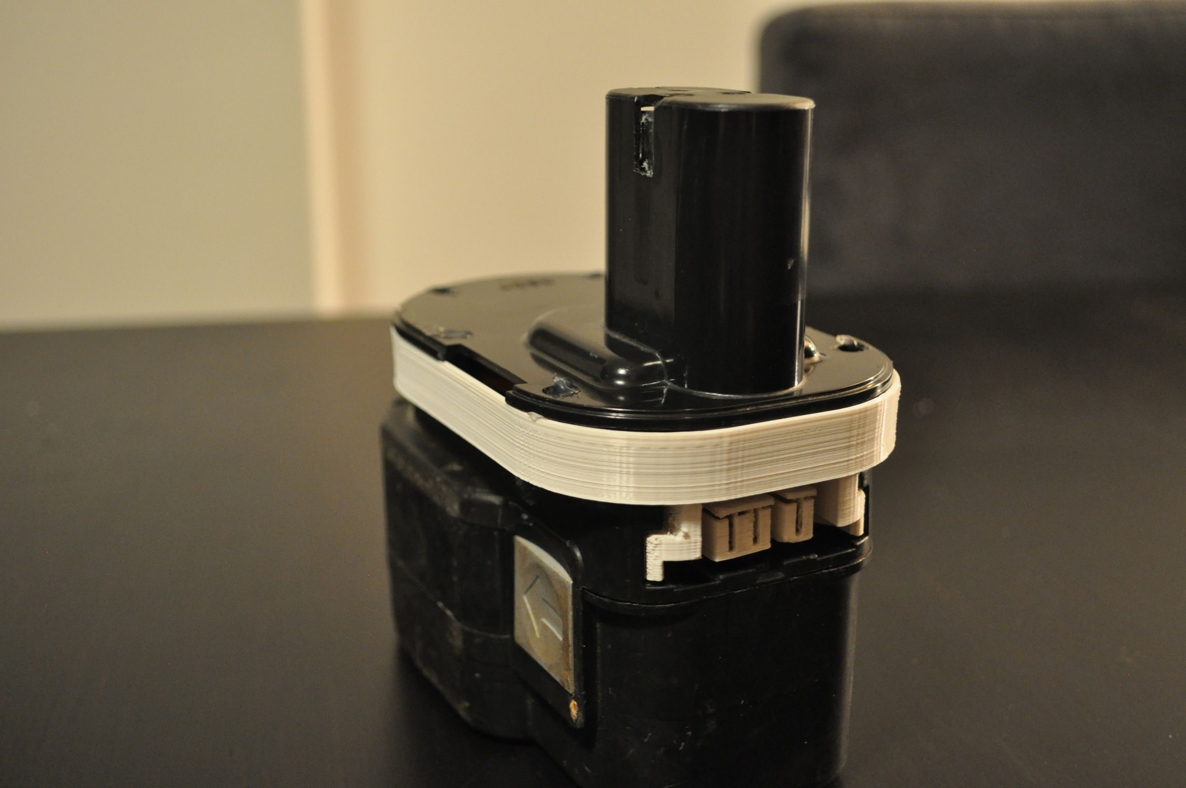 How to Make a 3d Printed Cordless Drill Battery Adapter : 5 Steps (with ...