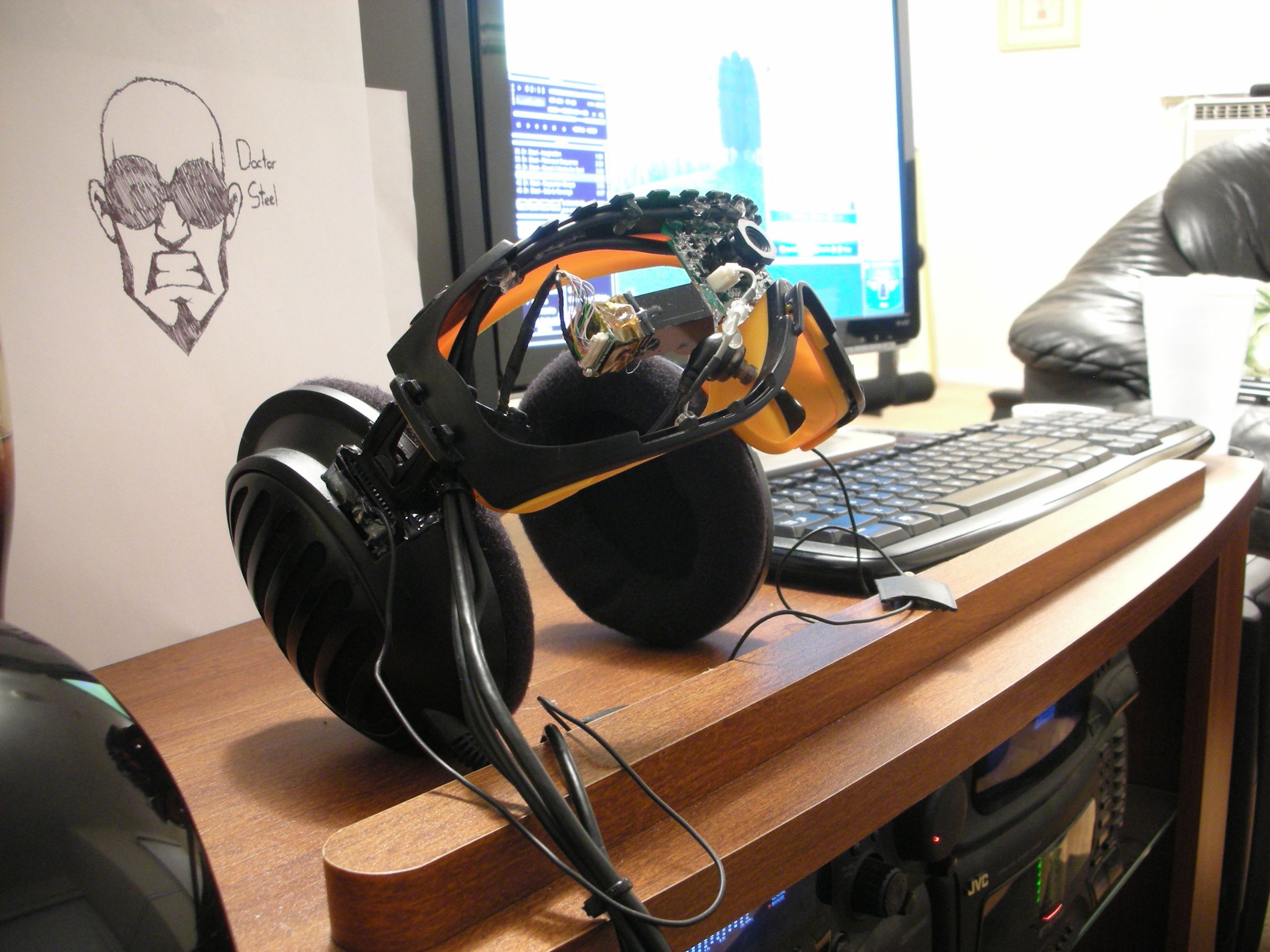 Immersive HMD (Head Mounted Display) : 4 Steps (with Pictures ...