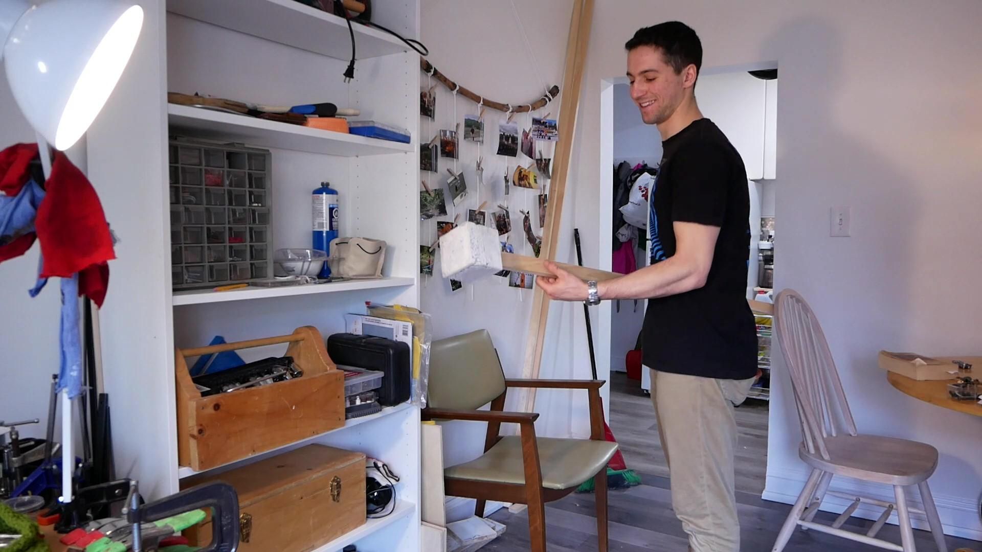 Concrete & Wood Counterweighted Mic Stand : 12 Steps (with Pictures ...