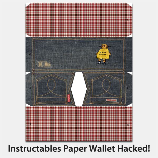 Instructables Paper Wallet Hacked! (2 Ways) and NEW DESIGN : 6 Steps ...