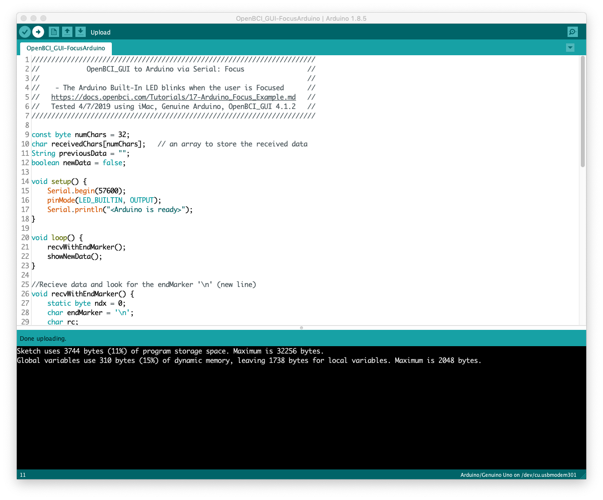 Control Arduino Using Your Brain and OpenBCI GUI : 17 Steps (with ...