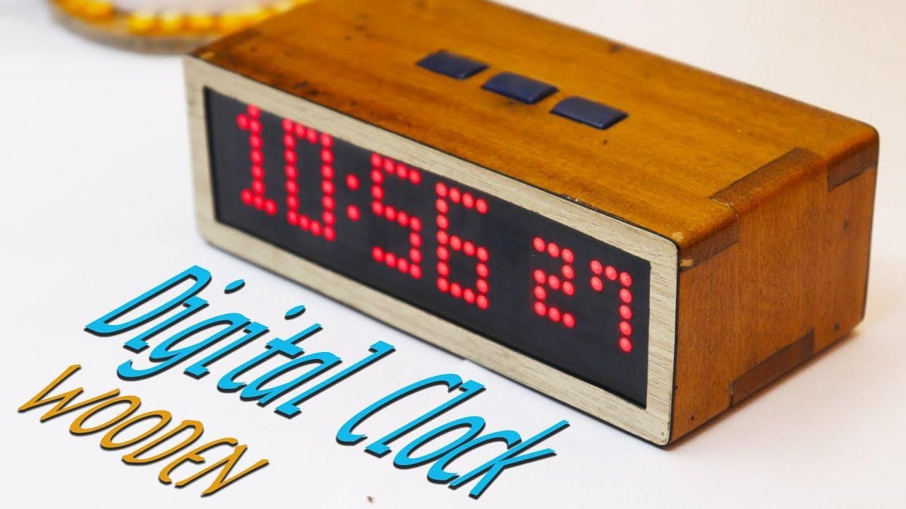 Make a Vintage Looking Wooden Digital Clock : 10 Steps (with Pictures ...