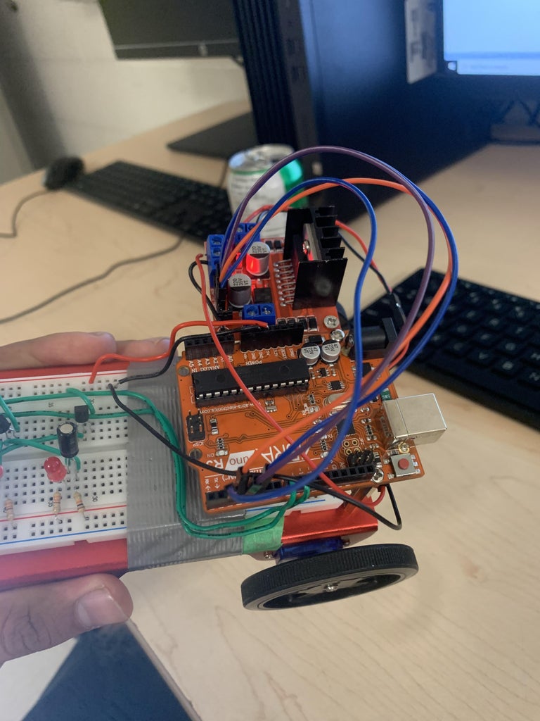 Diy Arduino Obstacle Avoidance Robot Made 5 Steps Instructables