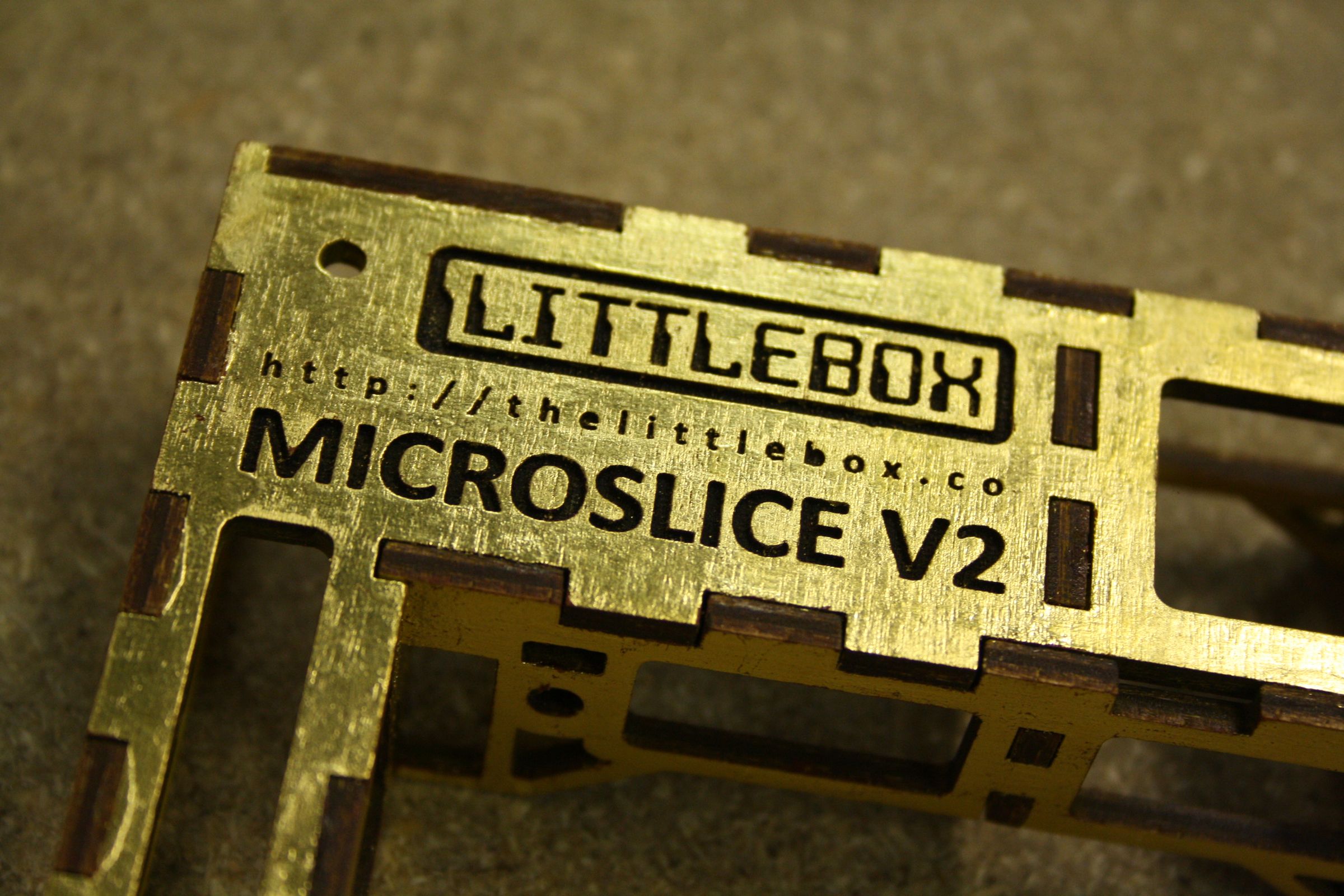 The MicroSlice V2 Aurum | a Gold Mini Laser Cutter & Engraver. : 15 ...