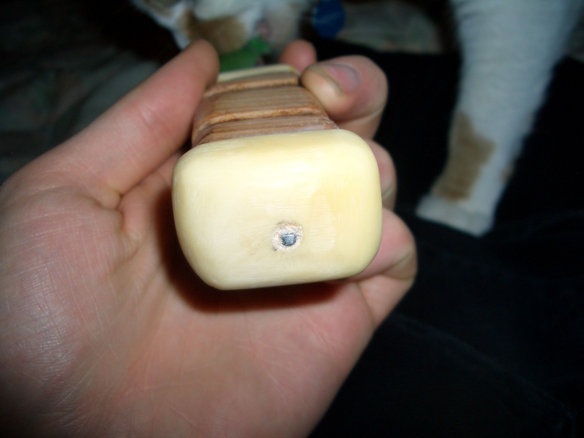 Stacked Leather Knife Handle : 8 Steps (with Pictures) - Instructables