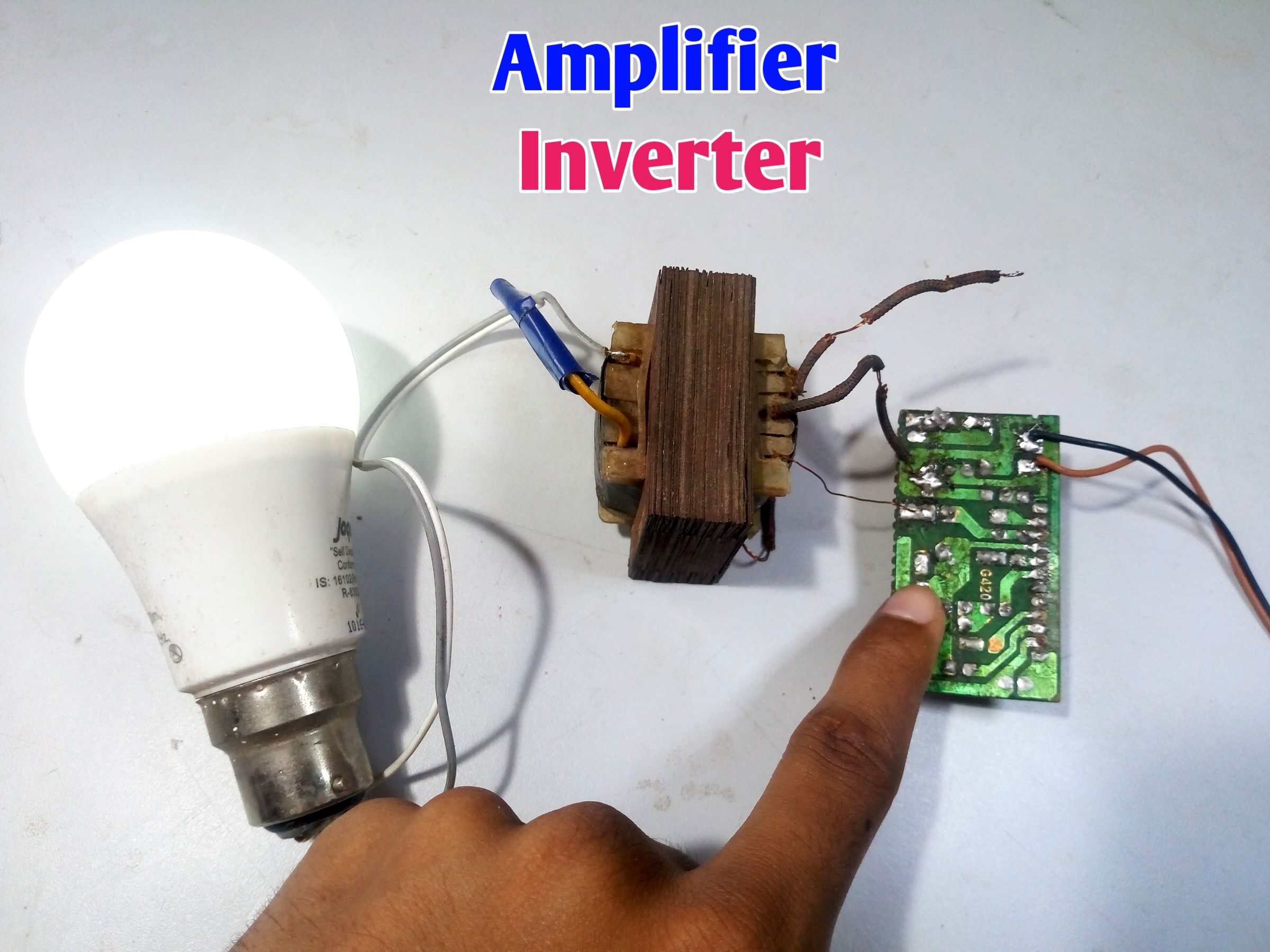 How to Make an Inverter Using an Amplifier Board : 7 Steps - Instructables