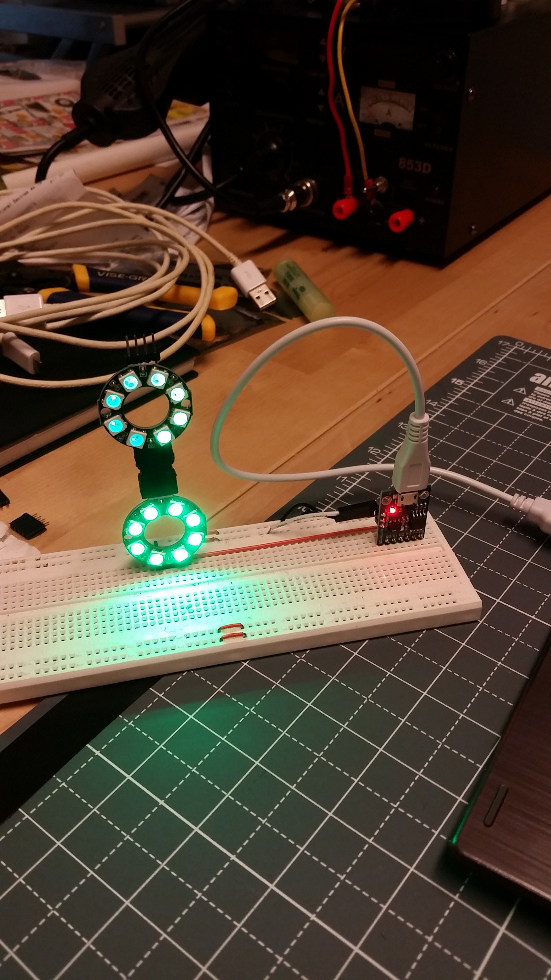 USB NeoPixel Deco Lights (via Digispark / ATtiny85) : 5 Steps ...