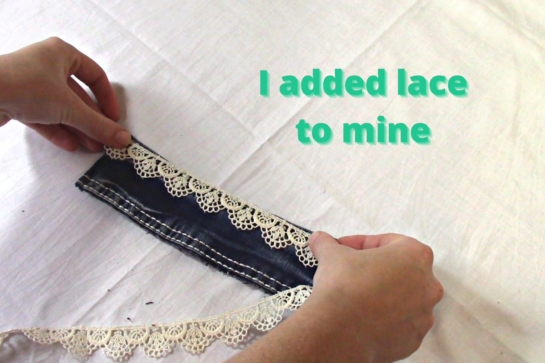 DIY Arm Cuff From an Old Pair of Jeans : 4 Steps (with Pictures ...