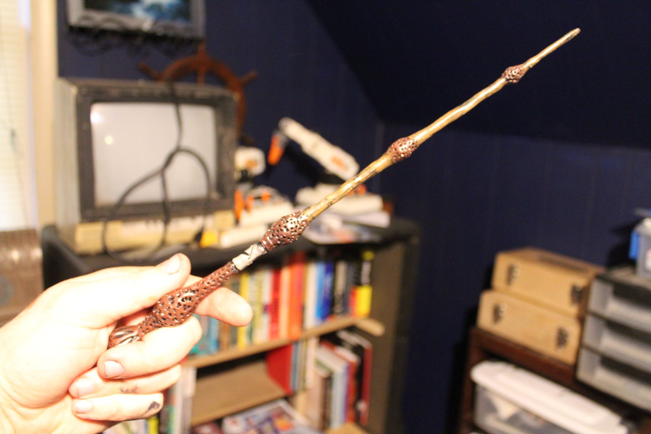 Easy Sculpey Elder Wand From Harry Potter : 5 Steps (with Pictures ...