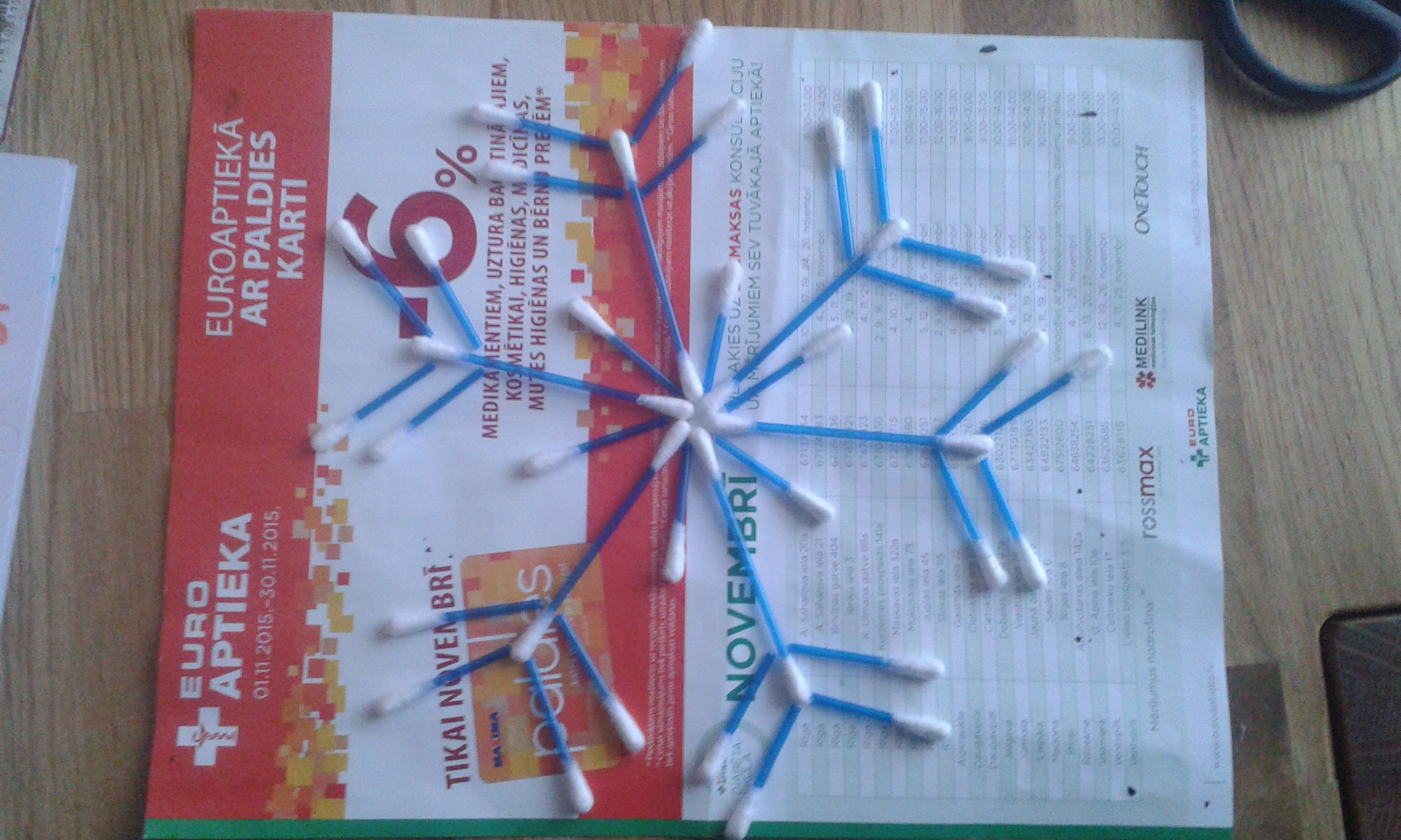 Q-Tip Snowflake Decorations - Instructables