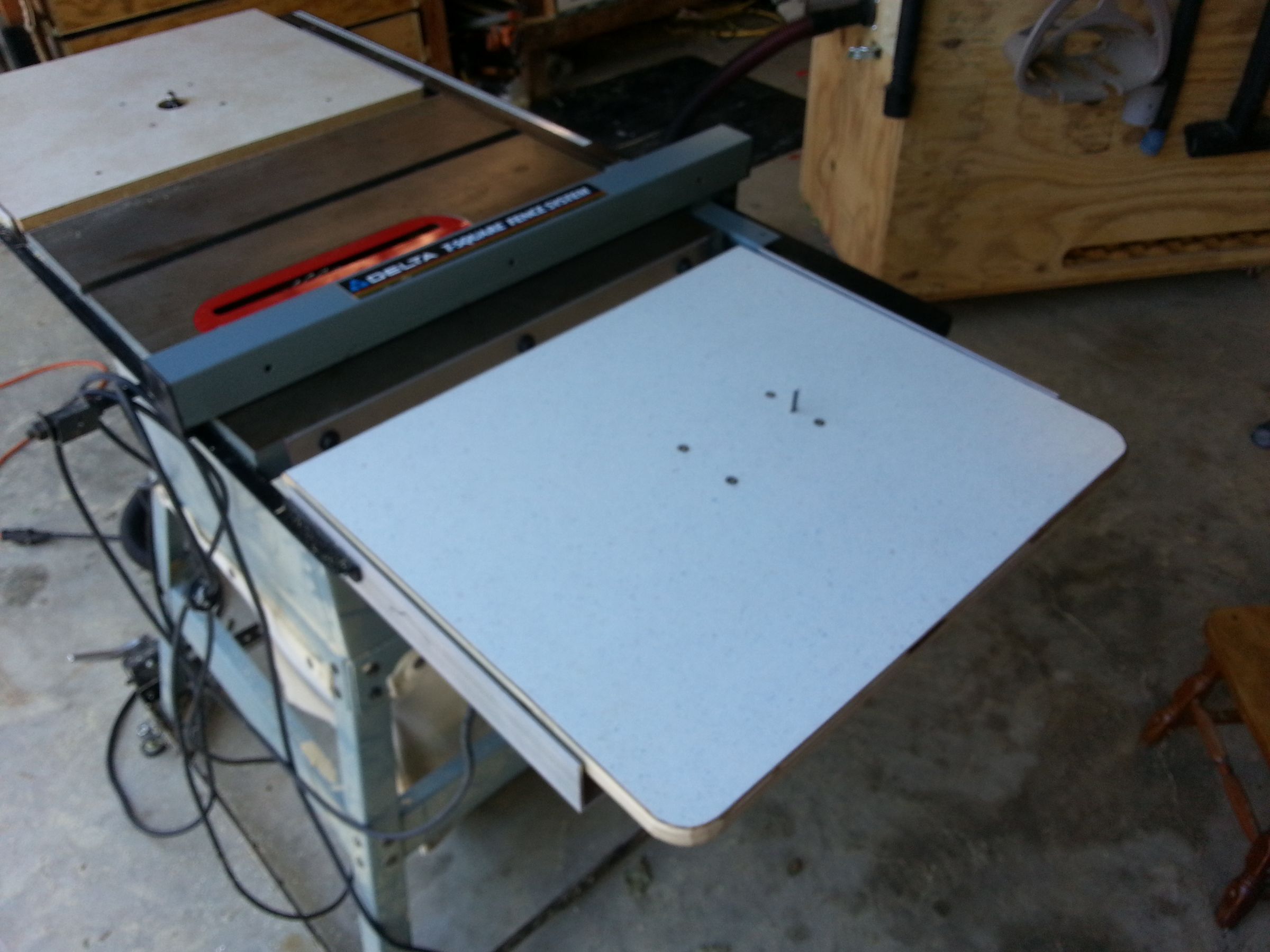 Add a Jig Saw Table to Your Table Saw : 6 Steps (with Pictures ...