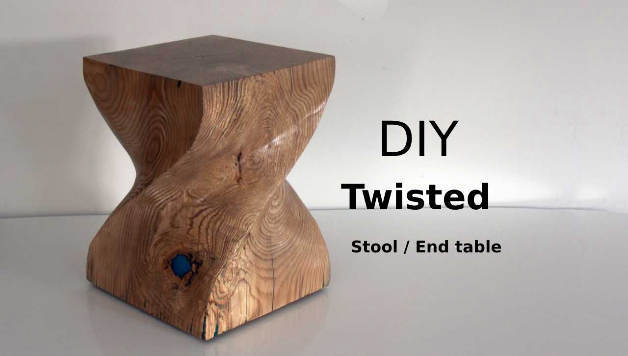 Twisted Stool / End Table : 14 Steps (with Pictures) - Instructables