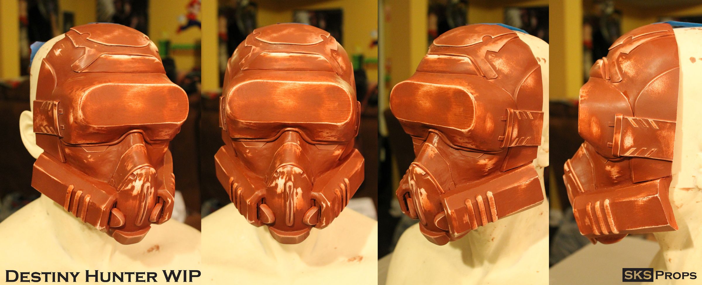 Destiny Hunter Helmet Pepakura