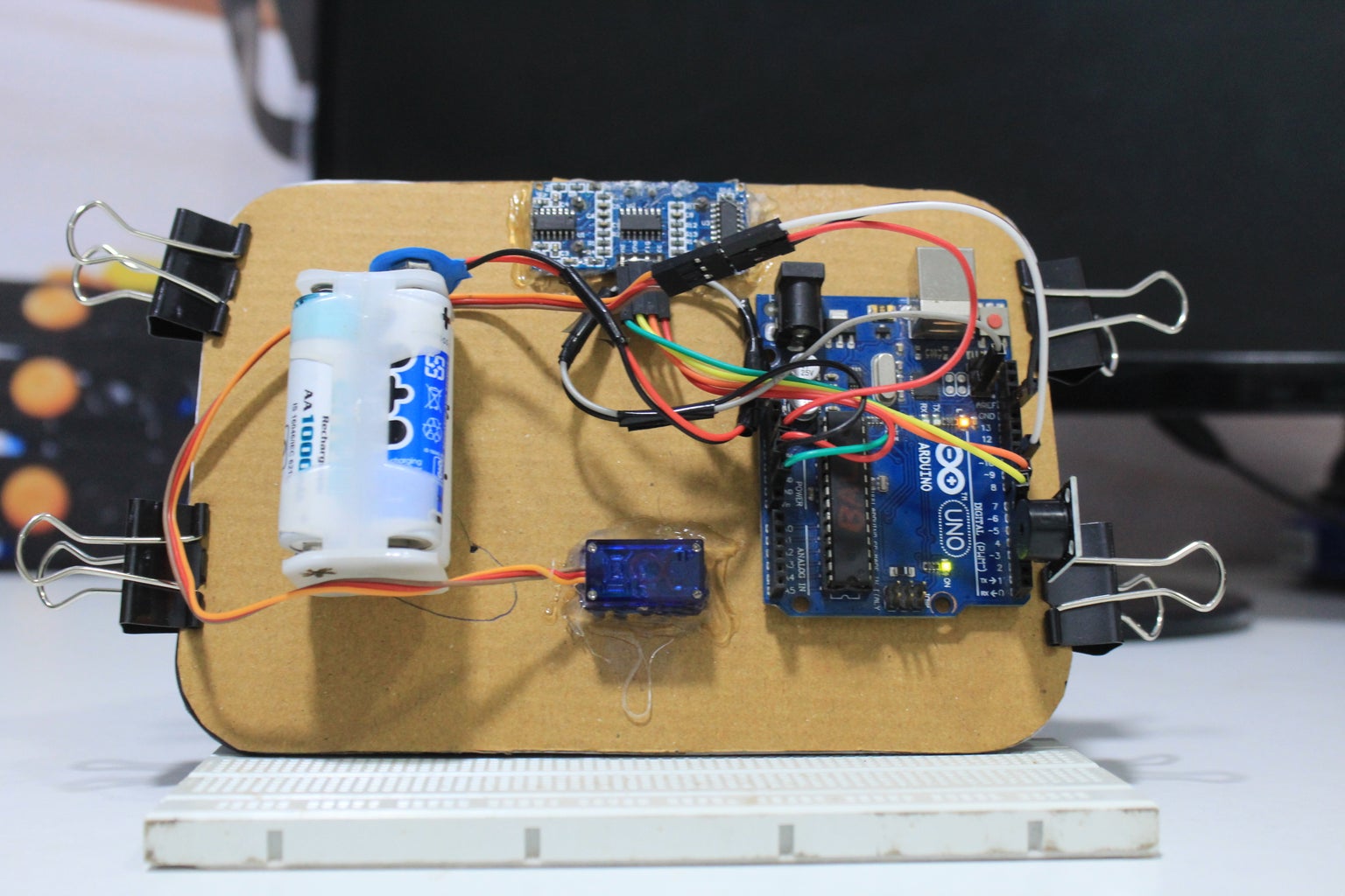 Analog Distance Measuring Meter Using Arduino And Ultrasonic Sensor 4 Steps Instructables