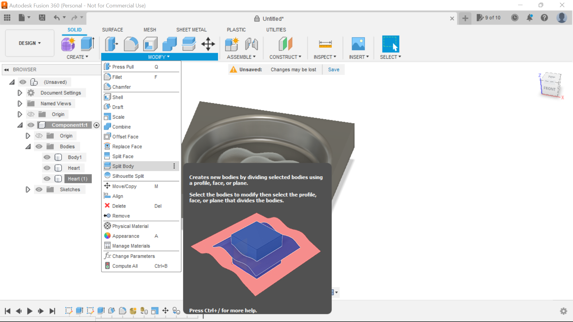 2 Hearts in Oak Flooring Off-Cut With Fusion 360 : 7 Steps (with ...