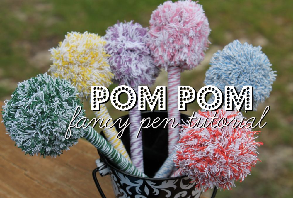 Fancy Pom Pom Pens! a Great Holiday Gift for Kids to Make! : 7 Steps ...