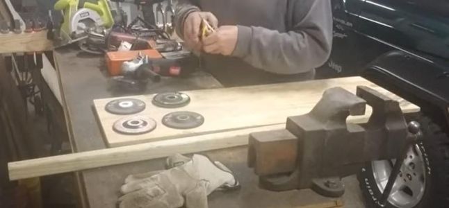 Grinder and Grinding Wheel Holder Fabrication Shop Garage Work Shop DIY Save Money Organize : 3 ...