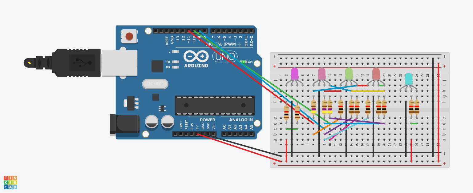 Using RGB LEDs to Create Color Sequences : 12 Steps - Instructables