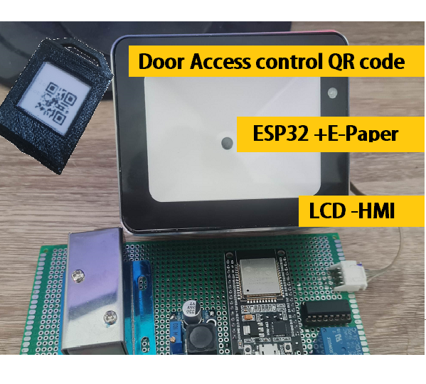 Door Access Control Witch E-paper QR-code Reader : 3 Steps - Instructables
