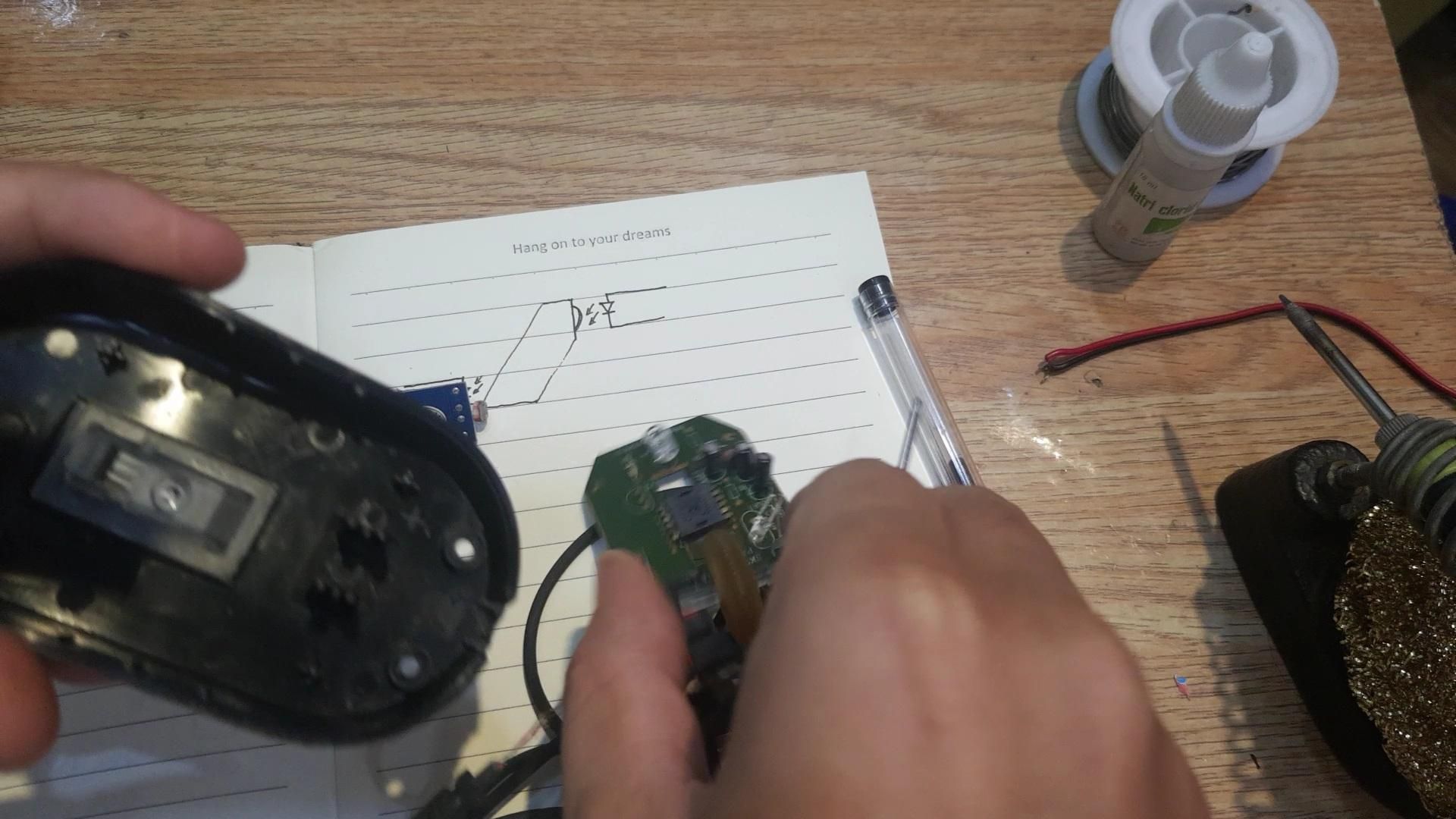 Optical Rain Sensor With Broken Mouse - Instructables
