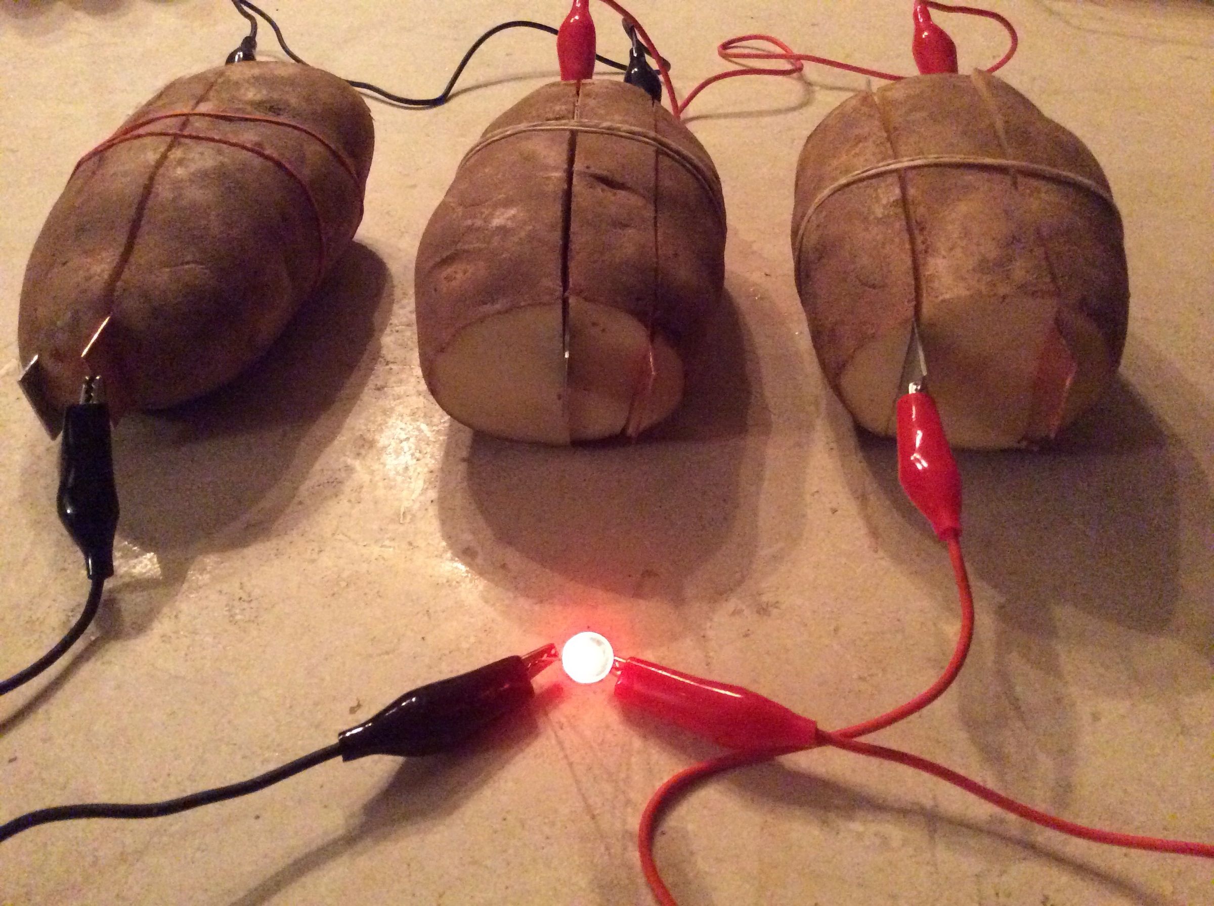Potato Powered LED! : 4 Steps - Instructables