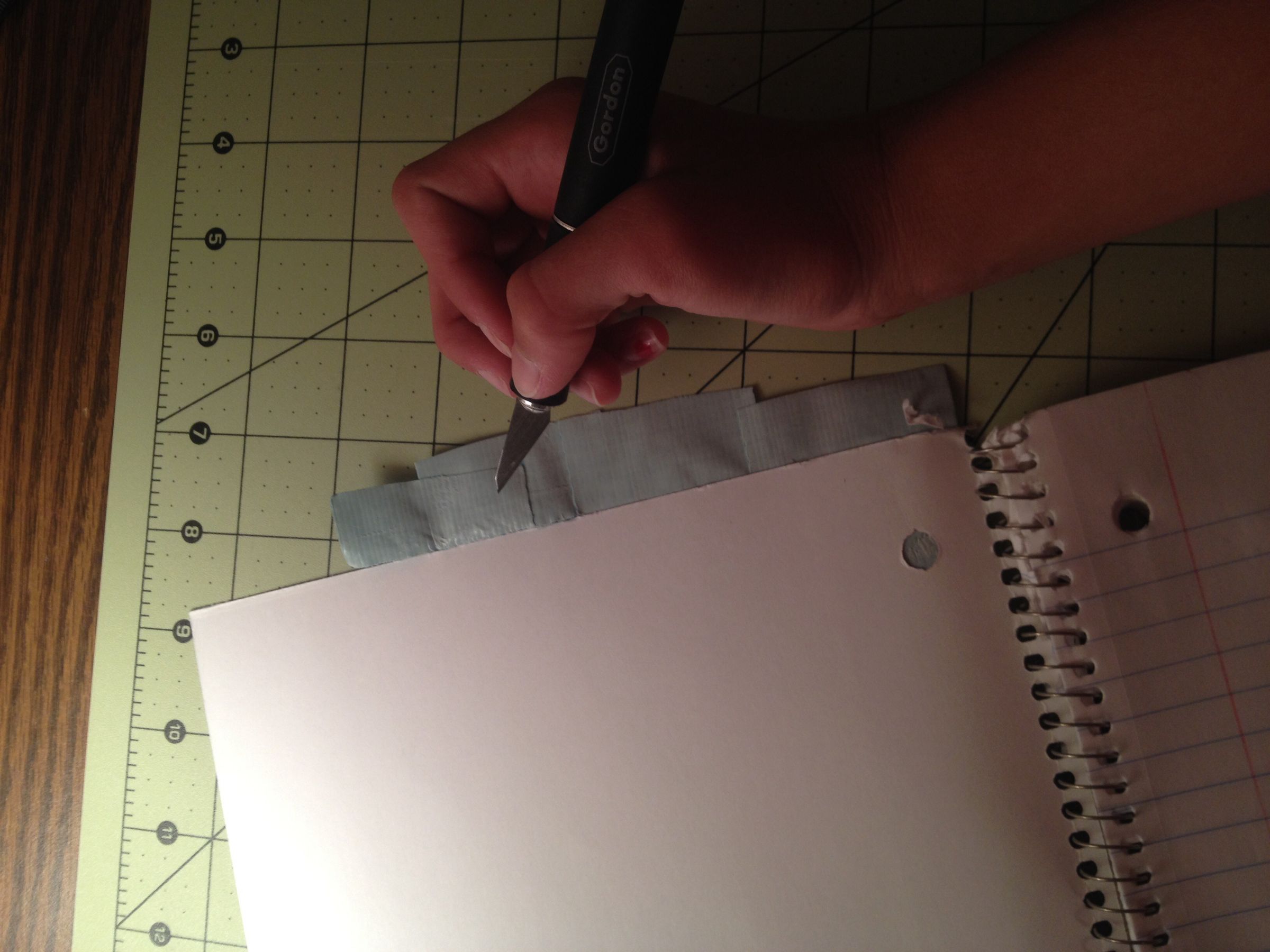 How To- Personalize Your Notebooks With Duct Tape!!! : 7 Steps ...