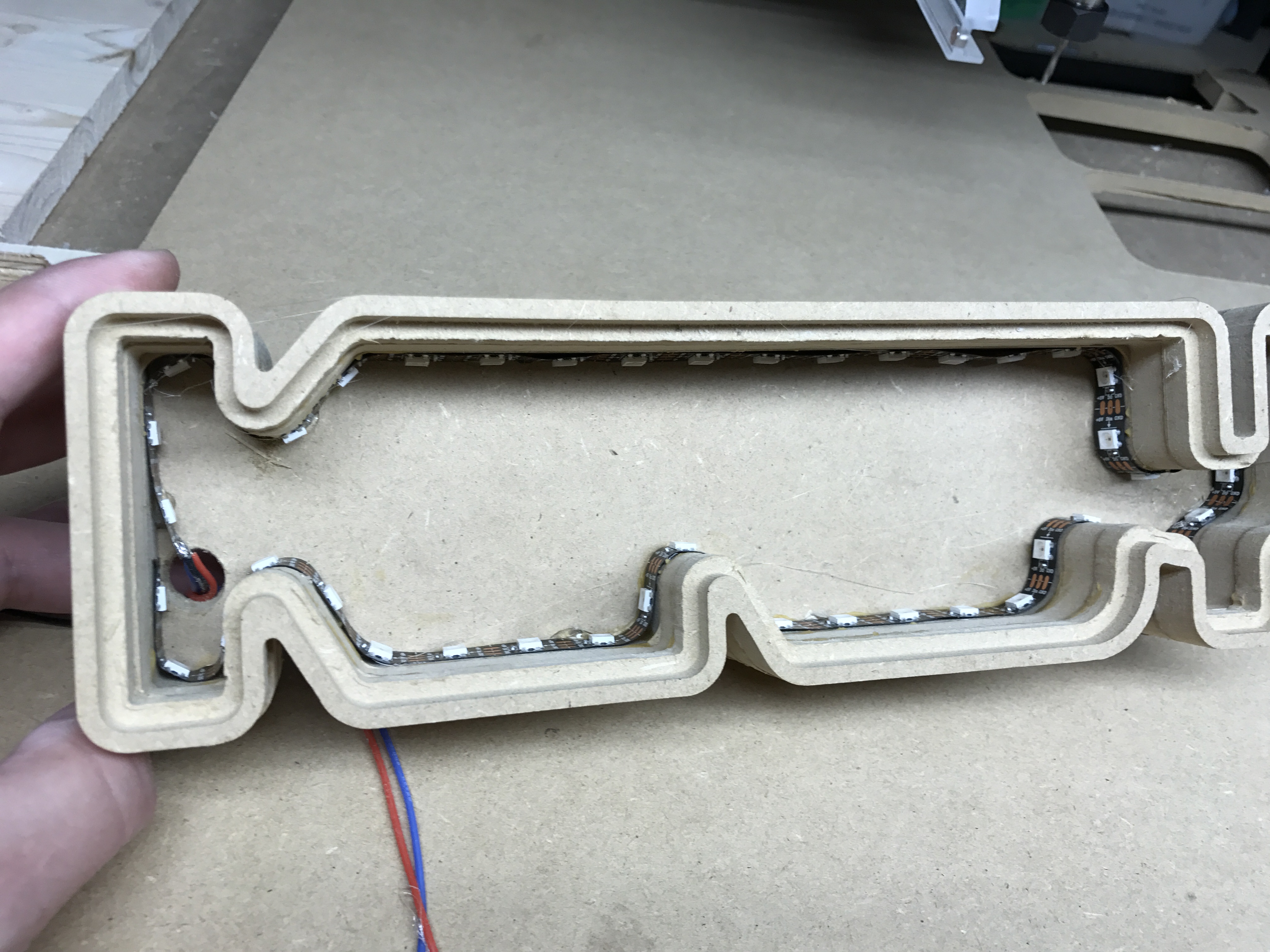 Illuminated Neopixel Sign With IR Remote Control : 8 Steps (with ...