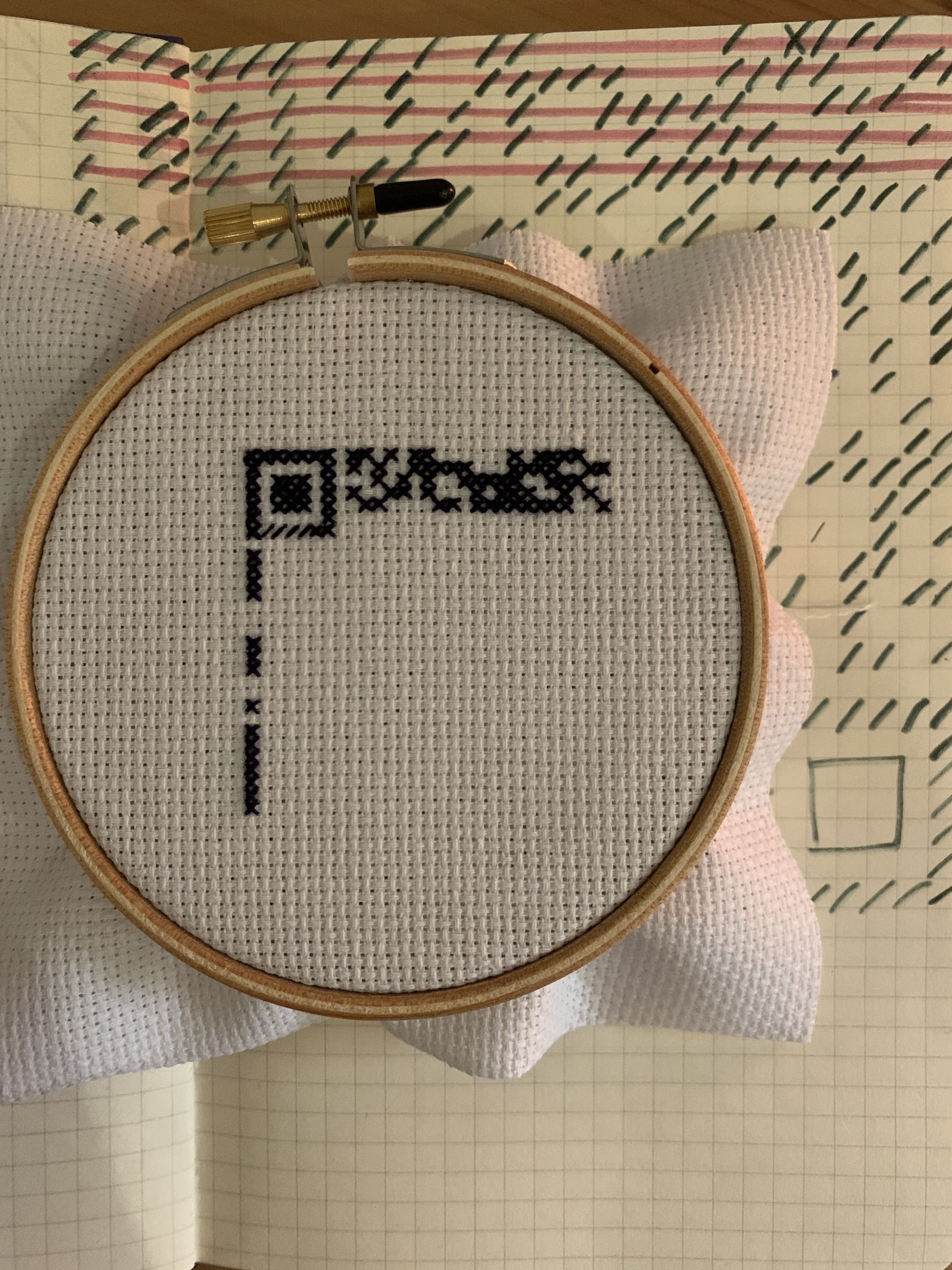 How to Cross Stitch a QR Code : 8 Steps (with Pictures) - Instructables