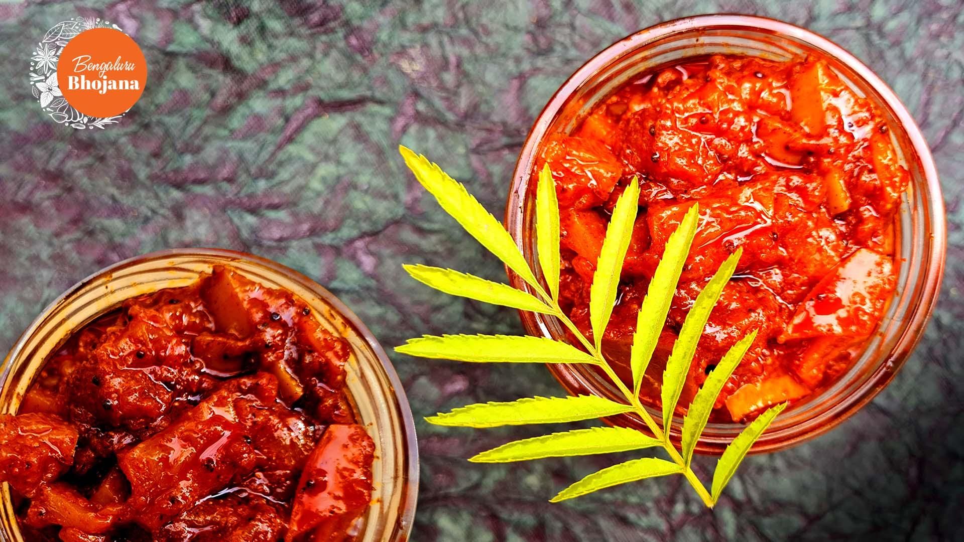 Karnataka Special Mango Pickle | Sweet and Sour Instant Mango Pickle ...