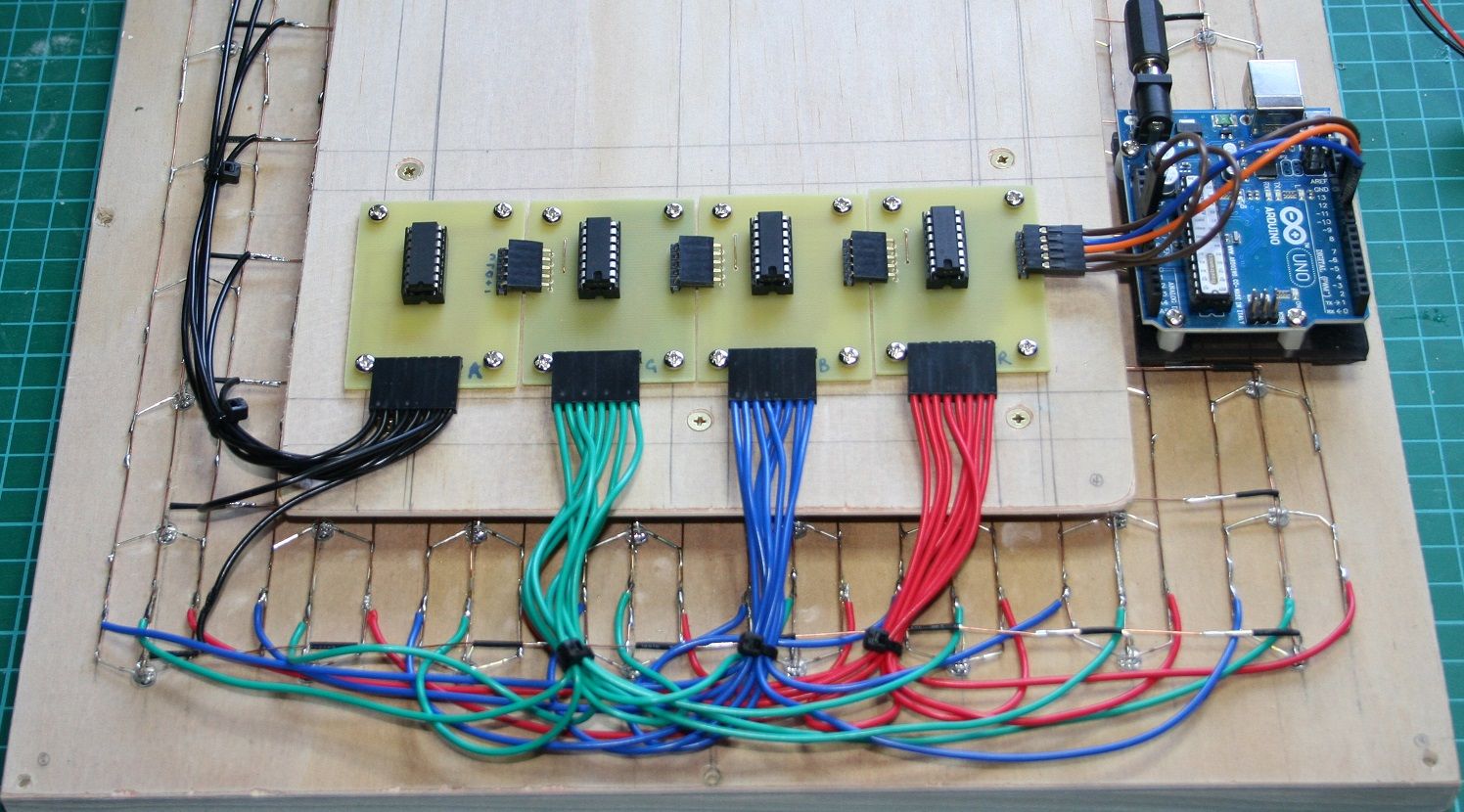 DIY 8 X 8 RGB LED Matrix With Controller : 5 Steps (with Pictures ...