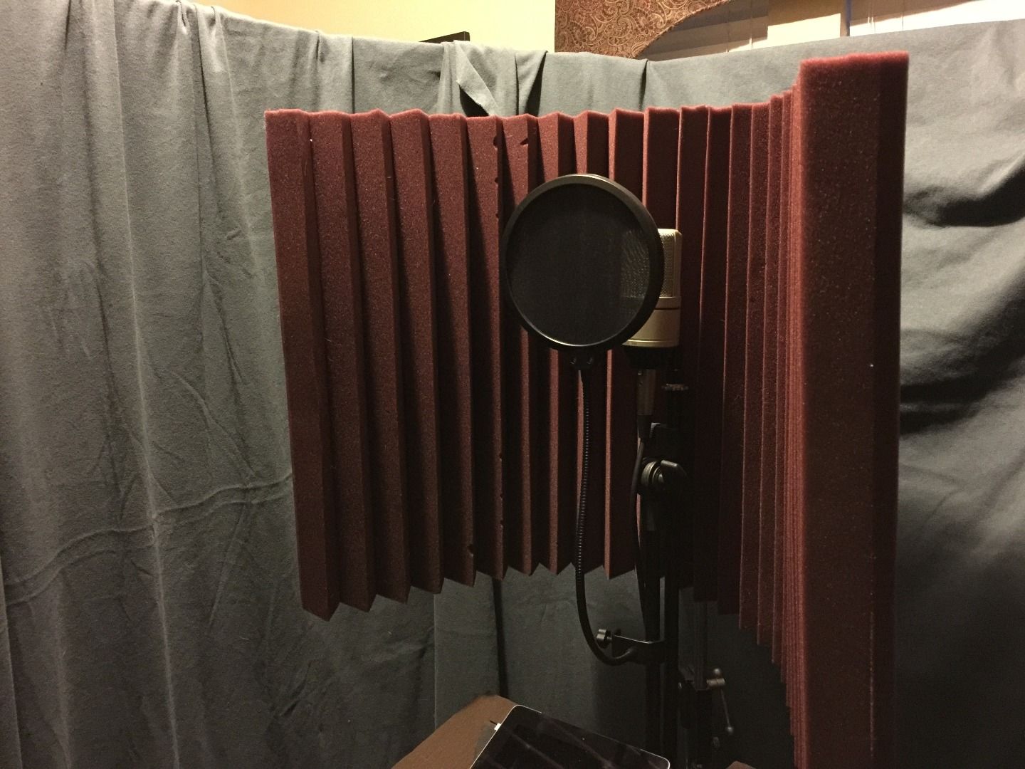 Vocal GOBO - Sound Dampener Shield - Vocal Booth - Vocal Box ...