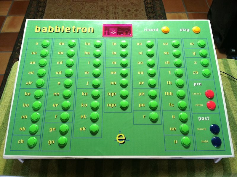 Babbletron - an Interactive Exploration of Computer Generated Speech ...