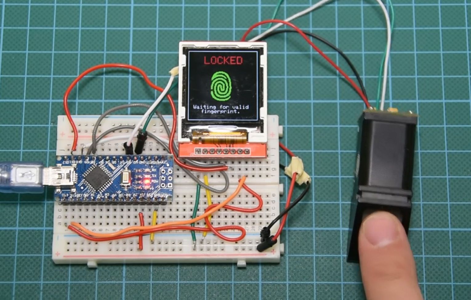 Arduino Fingerprint Sensor Tutorial : 6 Steps (with Pictures ...