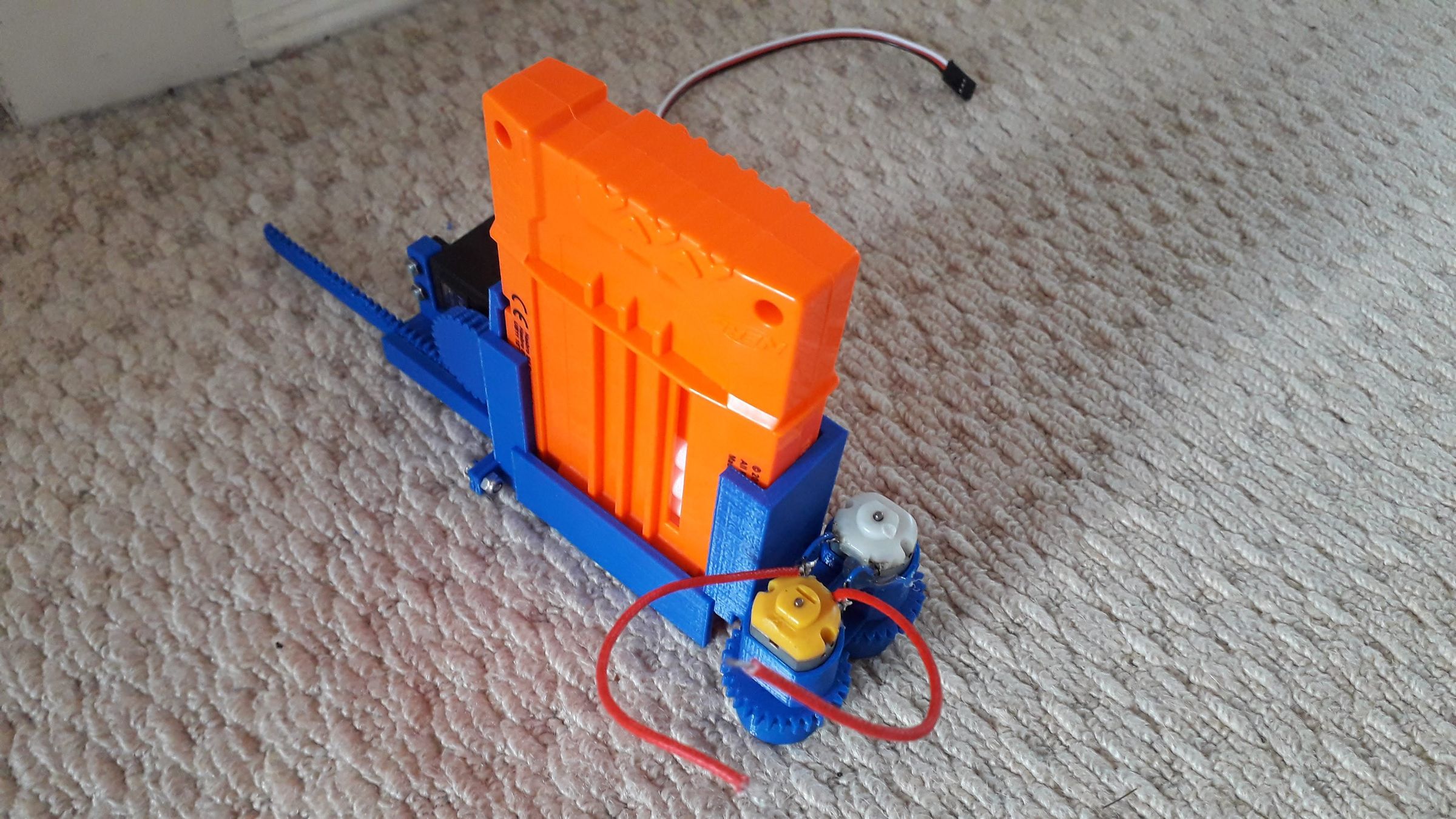TINKERCAD Motorized Remote Control Nerf Gun : 5 Steps - Instructables