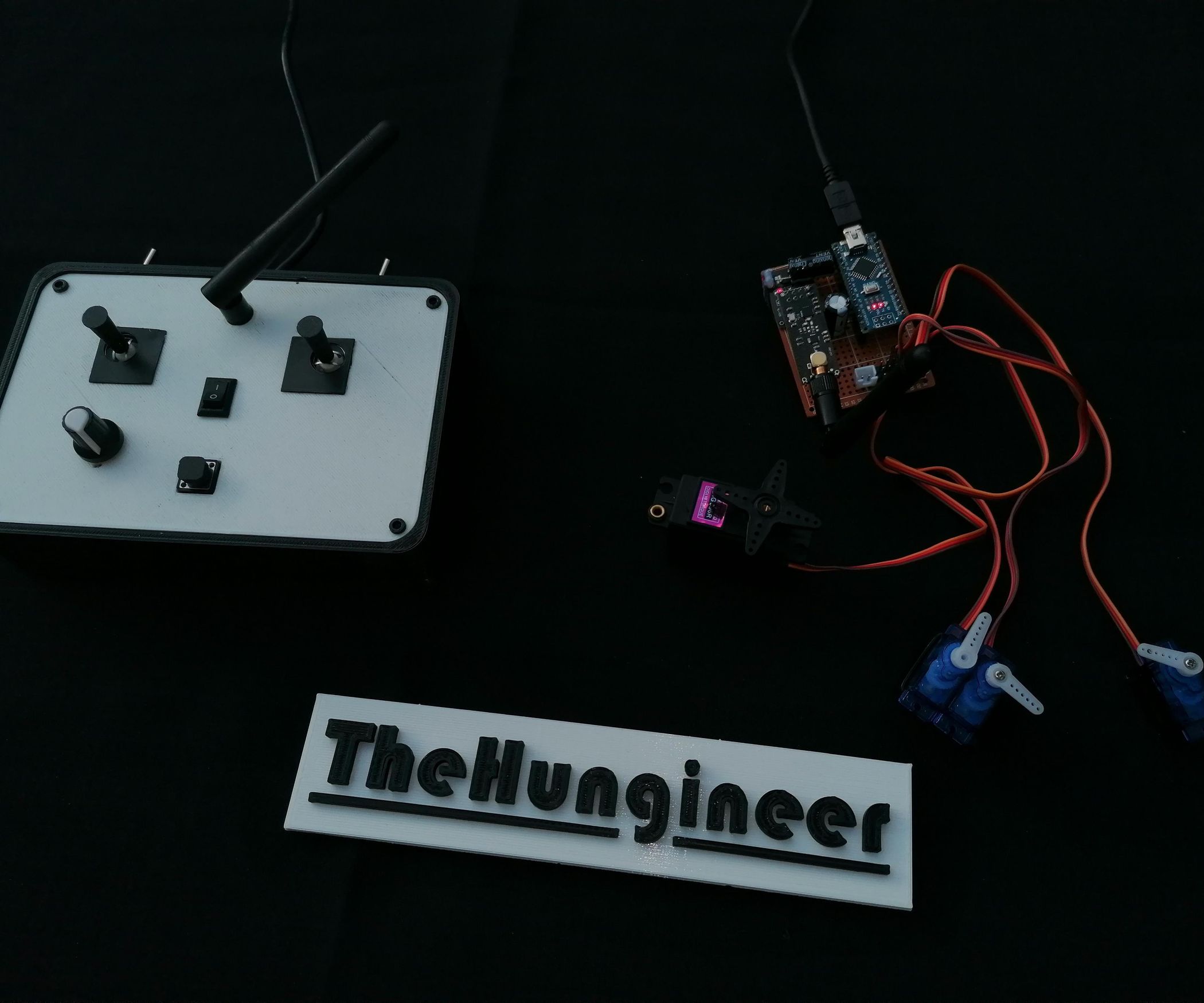 DIY Arduino 7ch Transmitter in a 3d Printed Case : 8 Steps (with ...