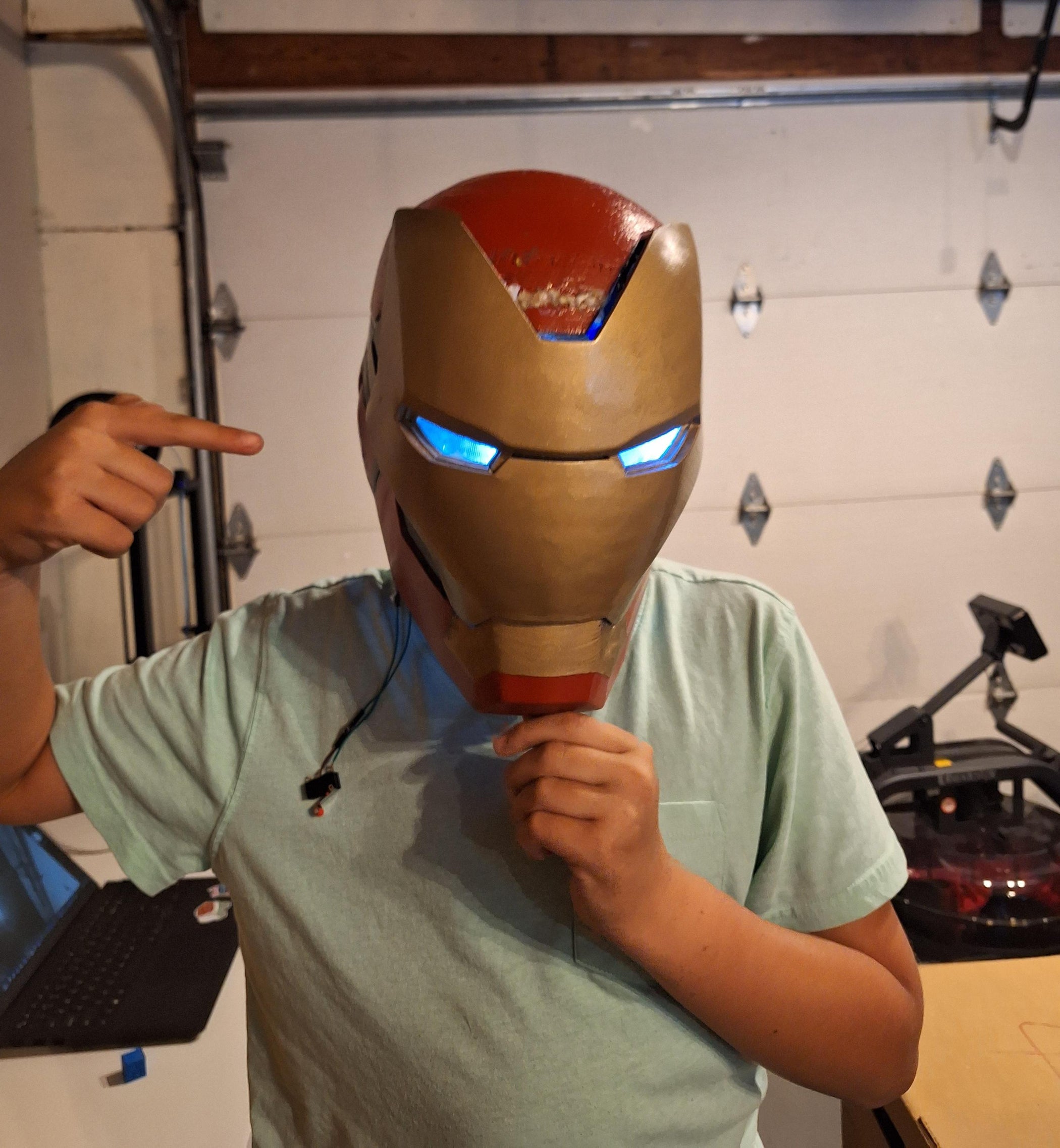 Wearable, 3D Printed Mark 85 Iron Man Helmet! : 8 Steps - Instructables