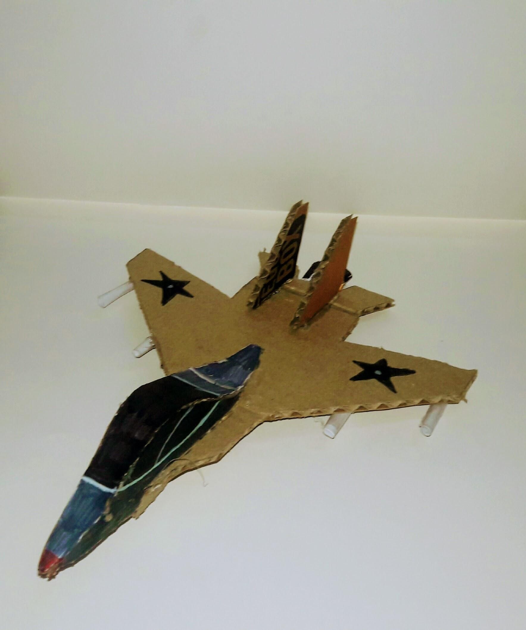 Cardboard Model Jet Plane : 6 Steps - Instructables