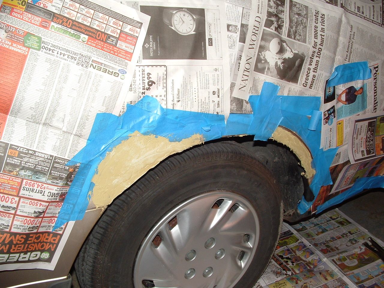 How to Fix Rust Around Your Wheel Wells : 8 Steps (with Pictures ...