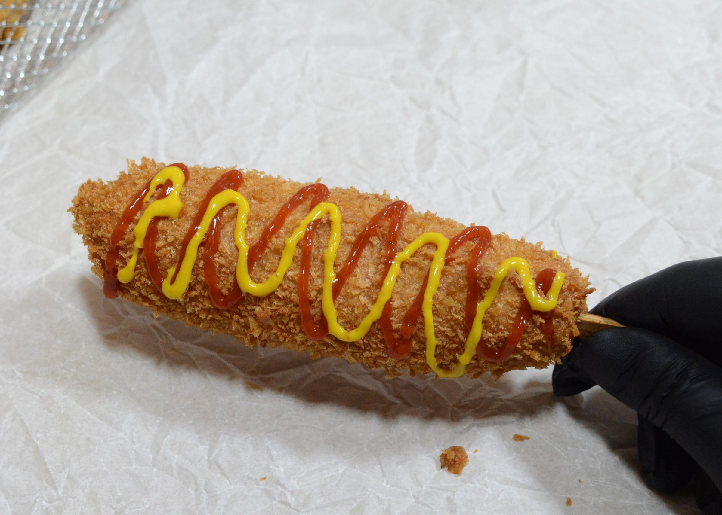 Extra Crunchy Korean Corn Dog (Ramen, French Fries and Takis Edition ...
