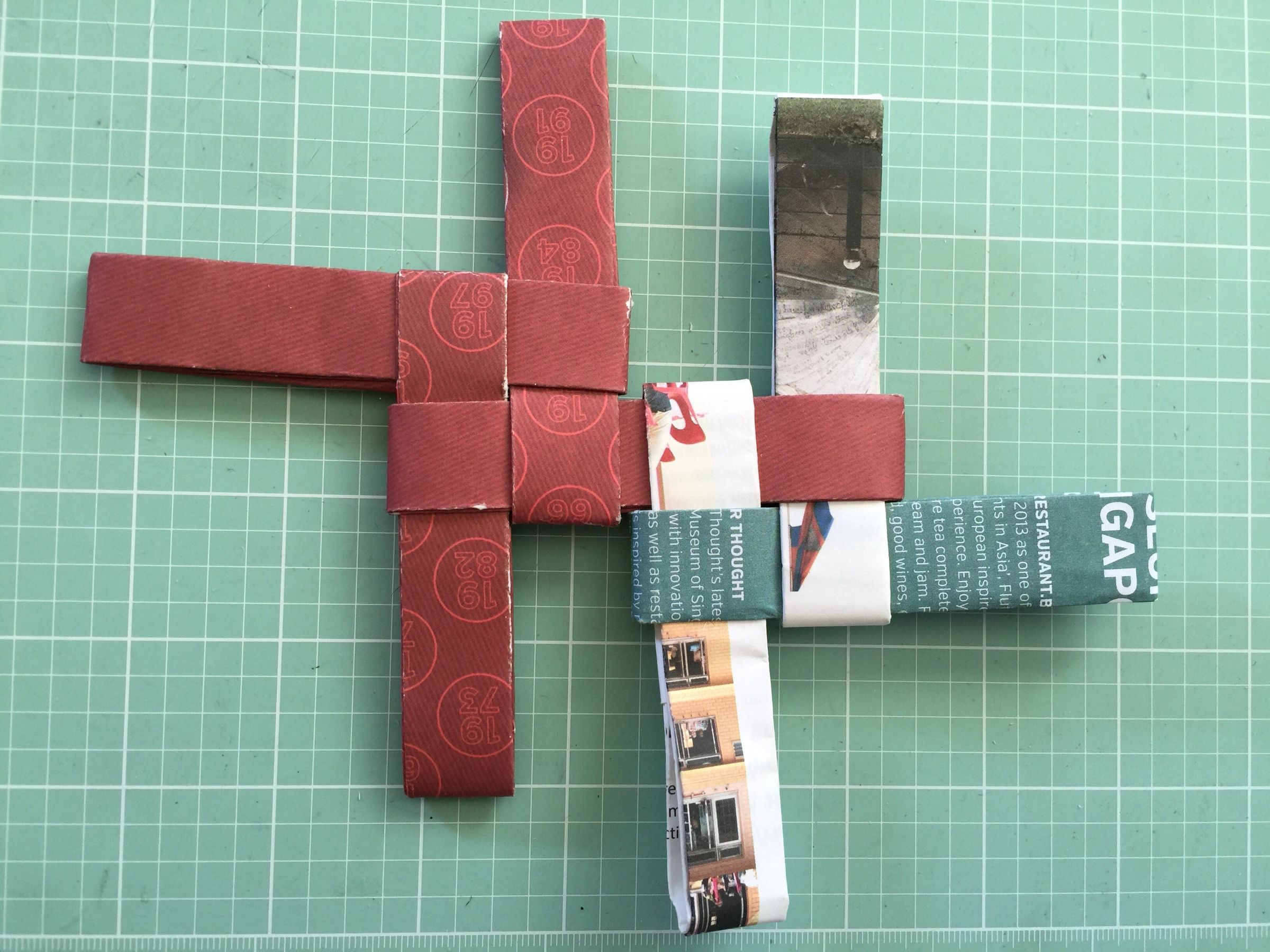 Woven Basket Made Out of Recycled Paper / Junk Mail : 8 Steps (with ...