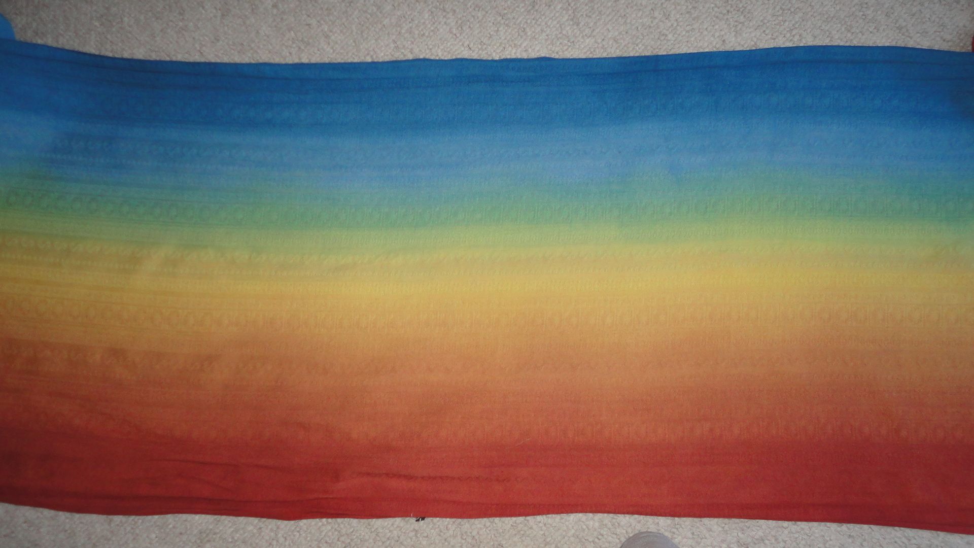 DIY Woven Baby Wrap Rainbow Grad Dye : 7 Steps (with Pictures ...